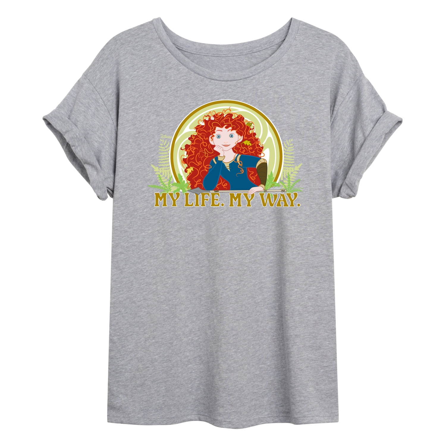 Disney Princess - My Life My Way - Juniors Ideal Flowy Muscle T-Shirt ...