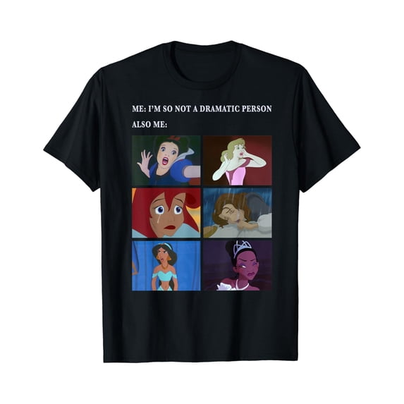 Disney Princess Not Dramatic Meme Panel T-Shirt - Walmart.com