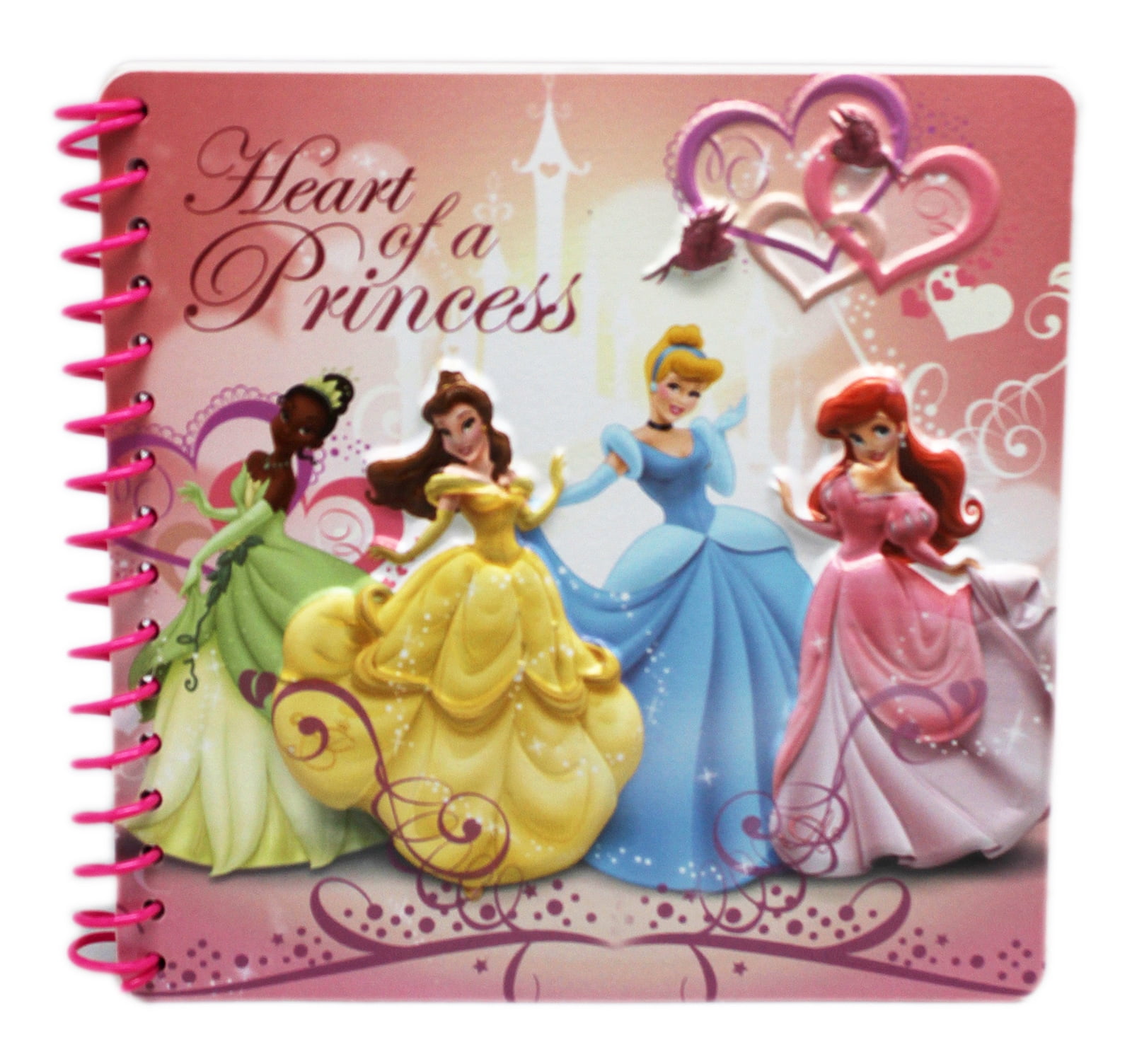Disney Princess Notebook -Heart of a Princess Small 3D Character Cover ...