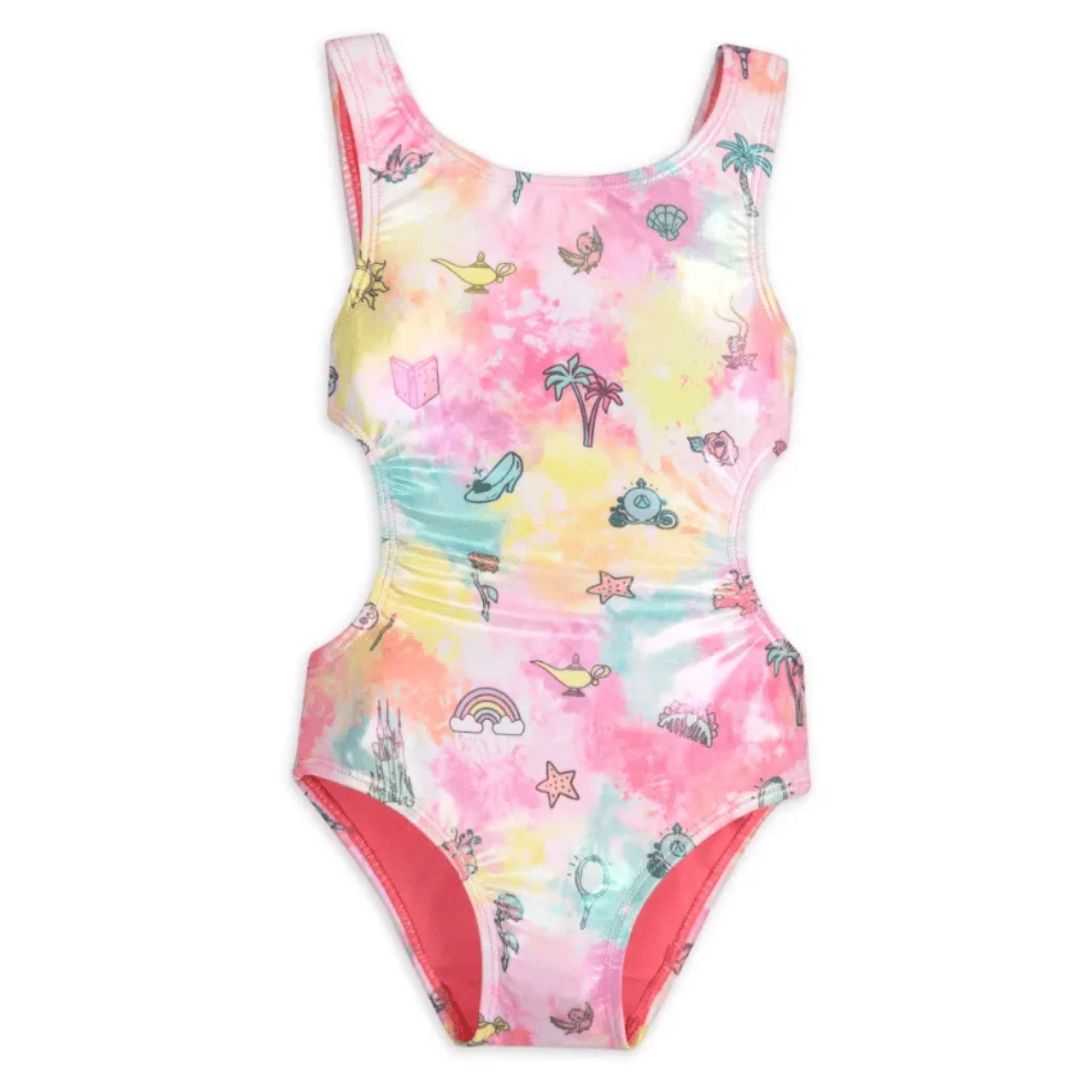 Disney Princess One Piece Swimsuit for Girls Size 3 - Walmart.com
