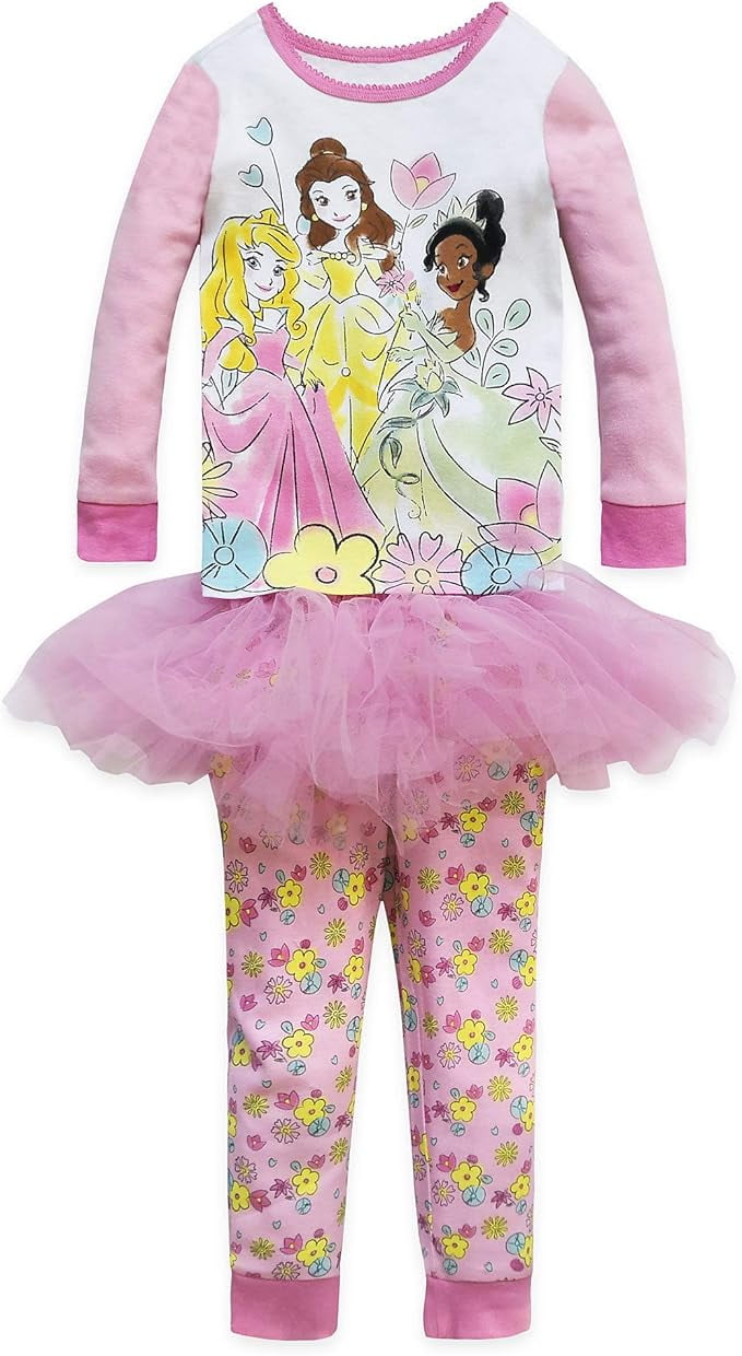 Disney Princess Pajama and Tutu Set for Girls Size 6 - Walmart.com