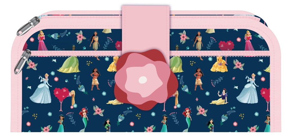 Disney Princess Pencil Pouch, Unisex, Soft Case, 9"L x 4"H, Multicolor ...