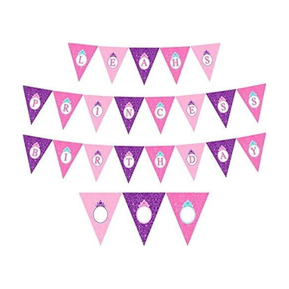 Disney Princess Pennant Banner (Each) - Party Supplies - Walmart.com