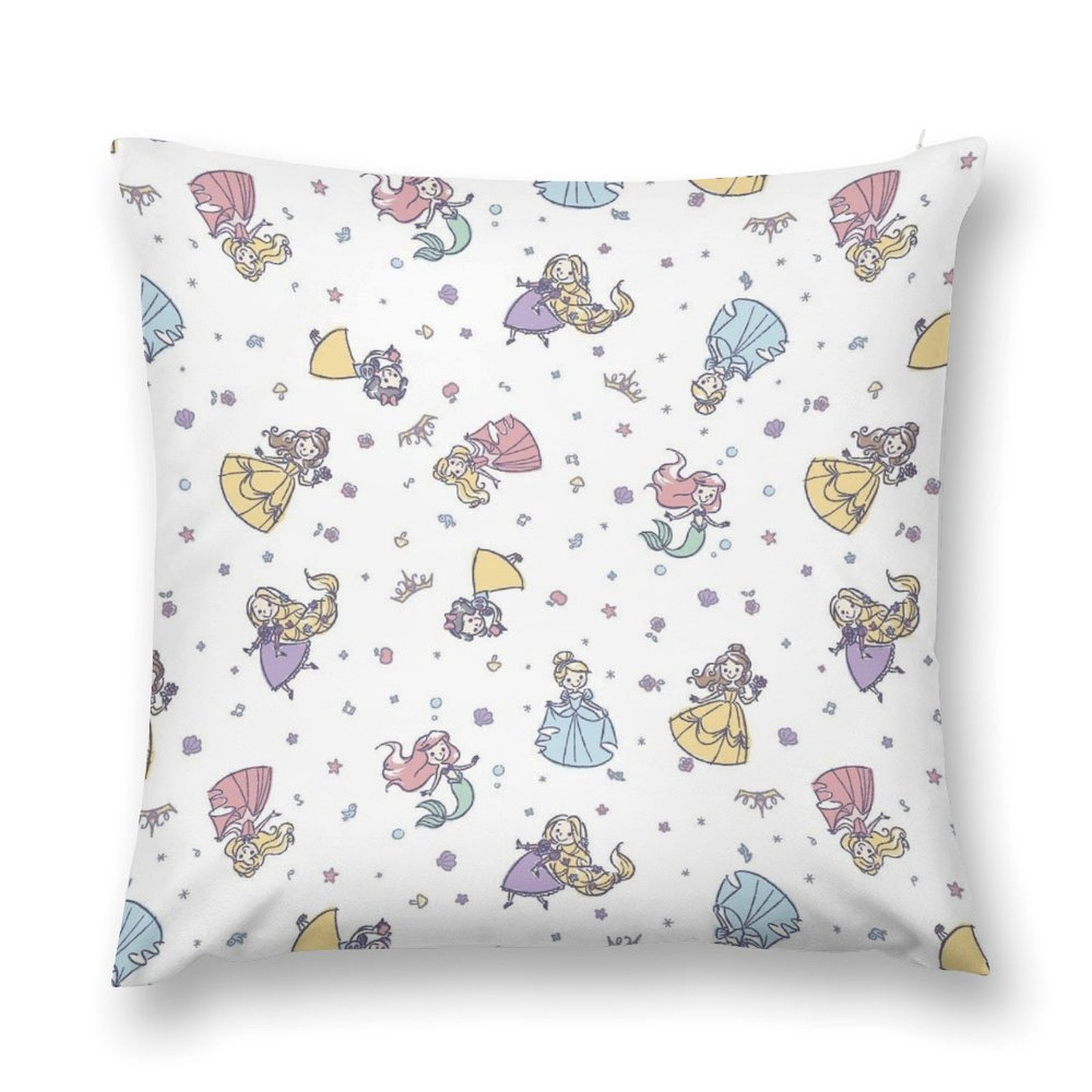 Disney Princess Pillowcase Cartoon Anime for Living Room Bedroom Office ...