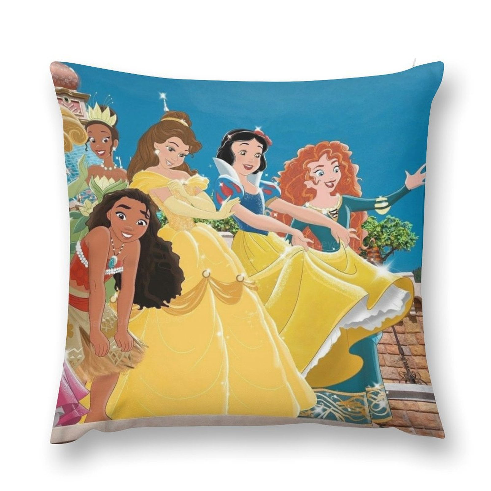 Disney Princess Pillowcase Cartoon Anime for Living Room Bedroom Office ...