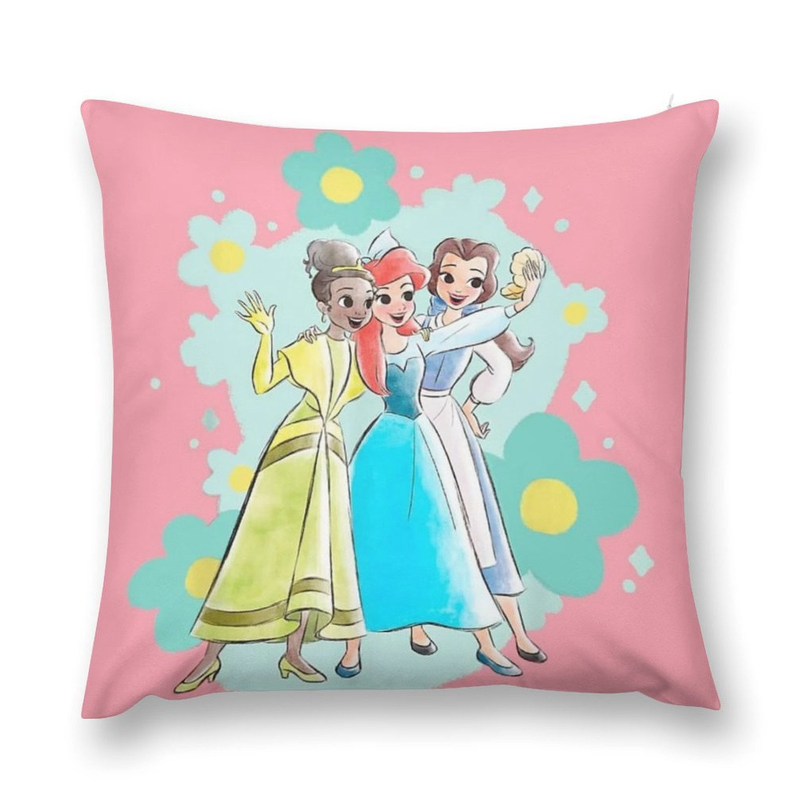 Disney Princess Pillowcase Cartoon Anime for Living Room Bedroom Office ...