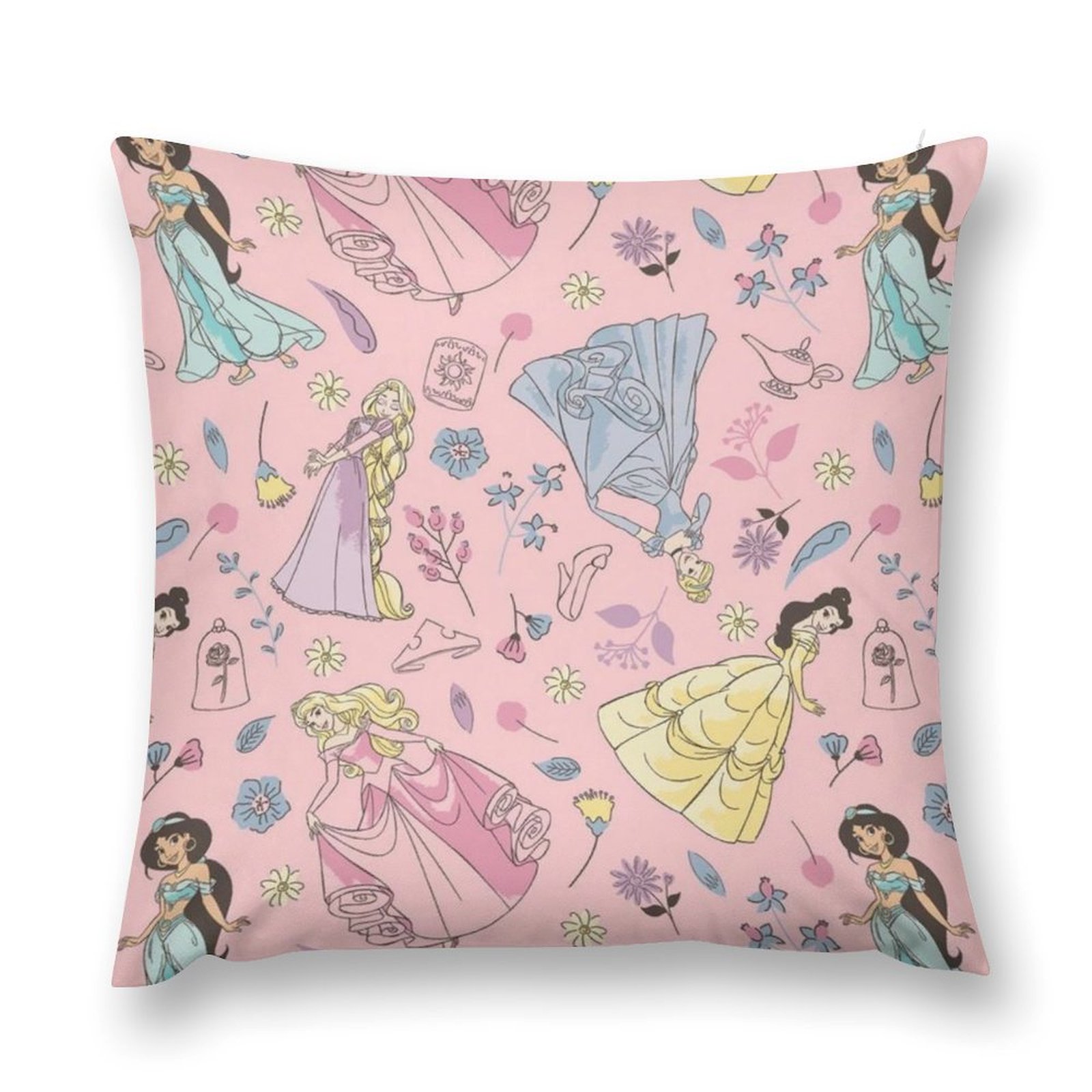 Disney Princess Pillowcase Cartoon Anime for Living Room Bedroom Office ...