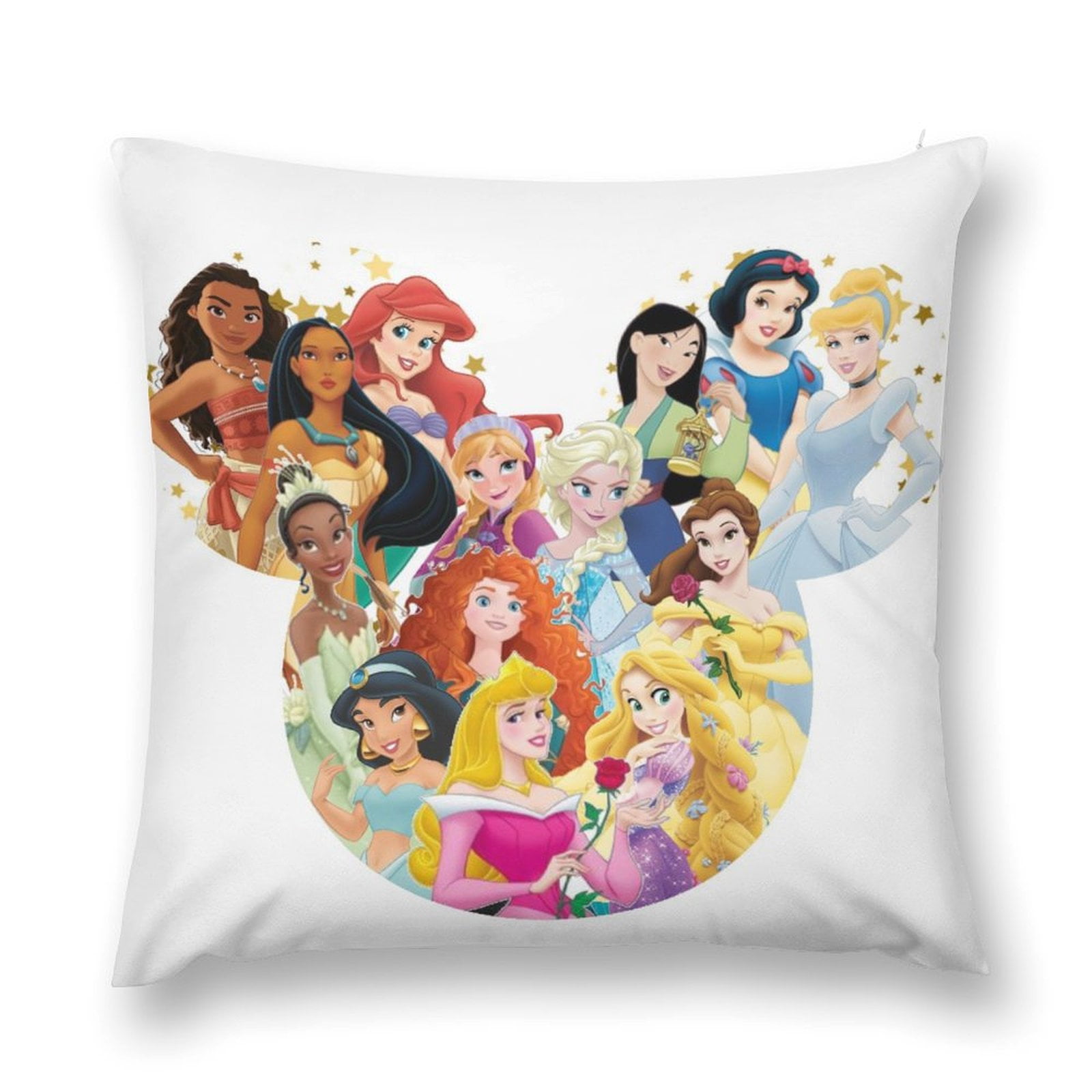 Disney Princess Pillowcase Cartoon Anime for Living Room Bedroom Office ...
