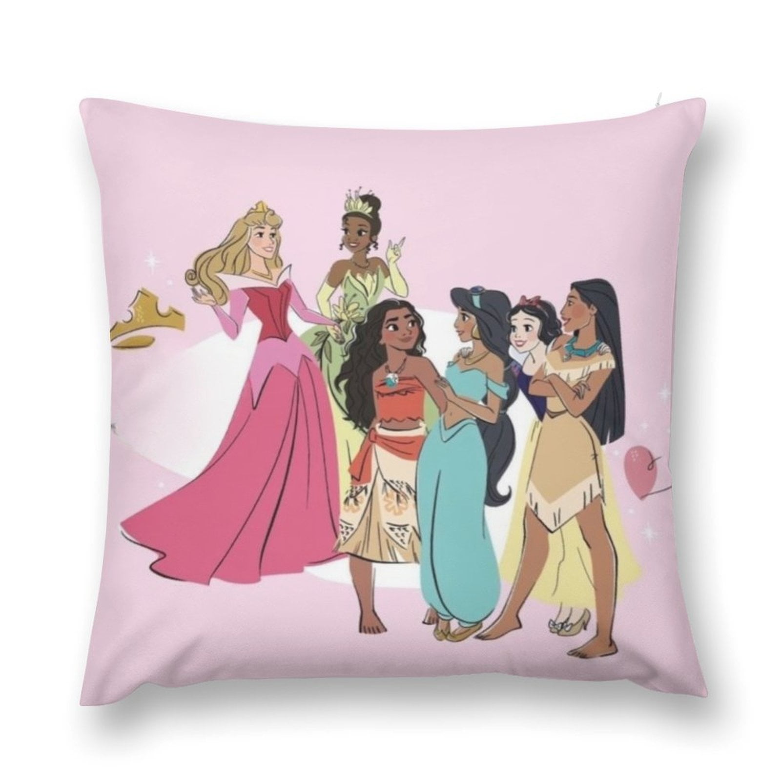 Disney Princess Pillowcase Cartoon Anime for Living Room Bedroom Office ...