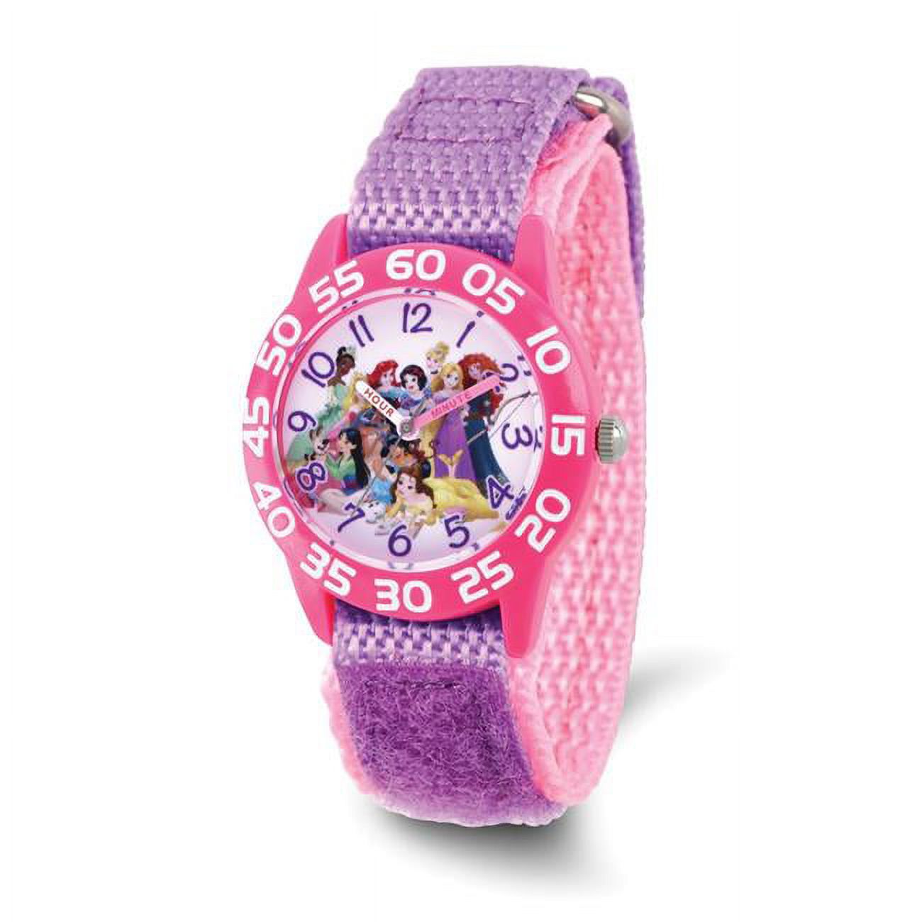 Disney Princess Pink & Purple Time Teacher Watch - Walmart.com