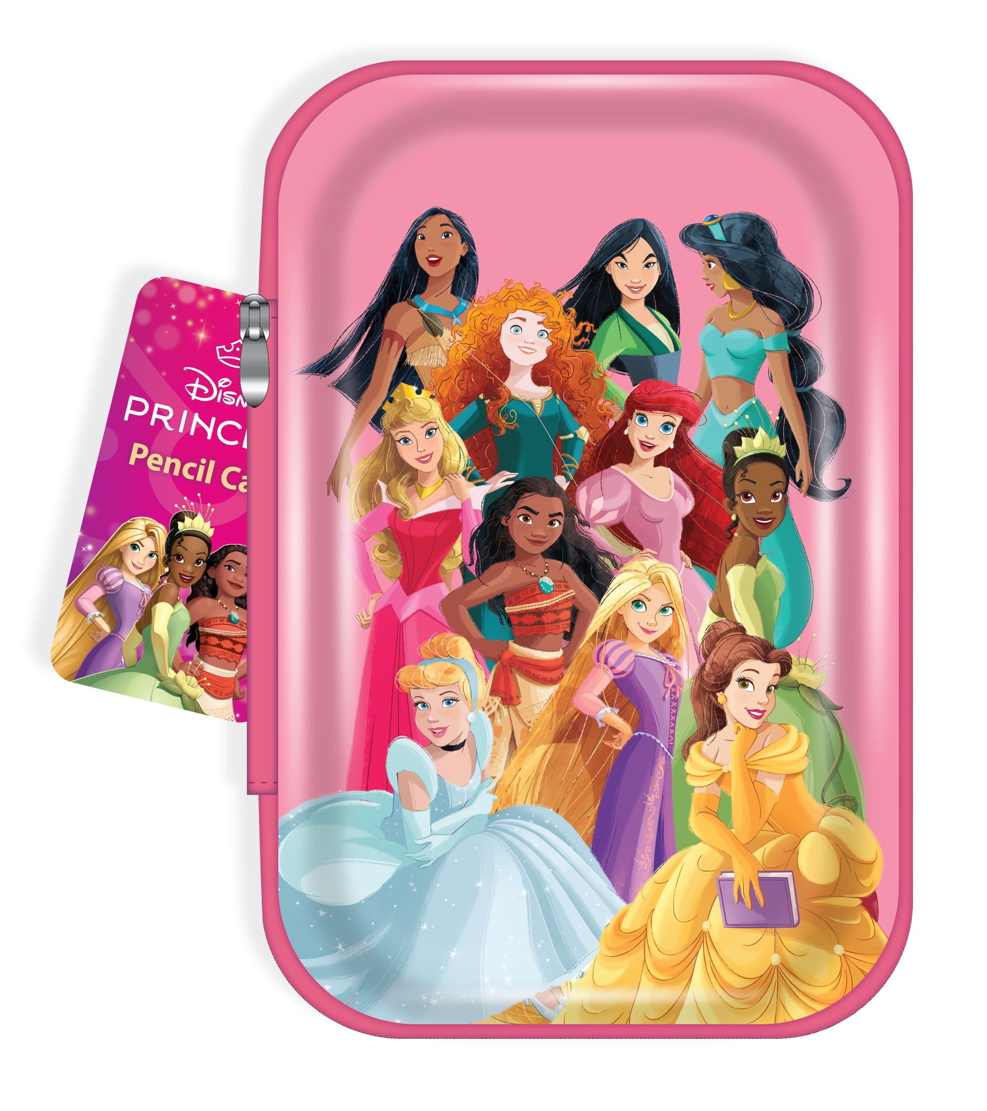 Disney Princess Pink Zipper Pencil Case, 8.75-inches Wide by 5.25 ...