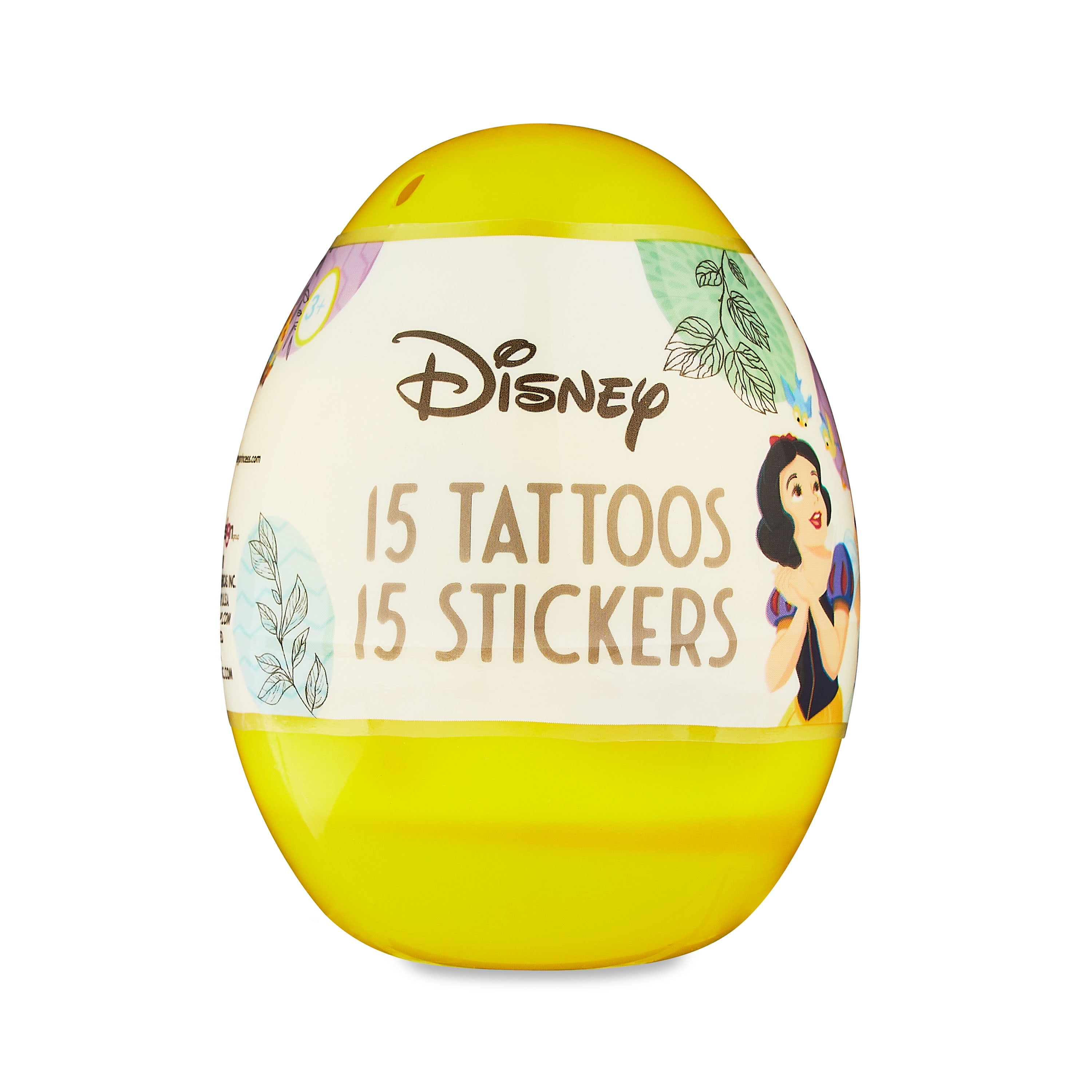 Disney Princess Plastic Egg, Sticker, Tattoo, Easter Egg Hunt, 30 Count ...