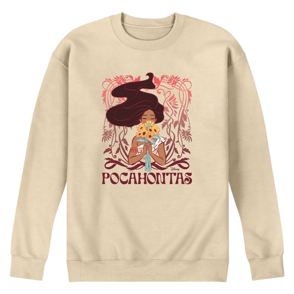 Disney Princess - Pocahontas Art Nouveau - Men's Crew Fleece Sweatshirt ...