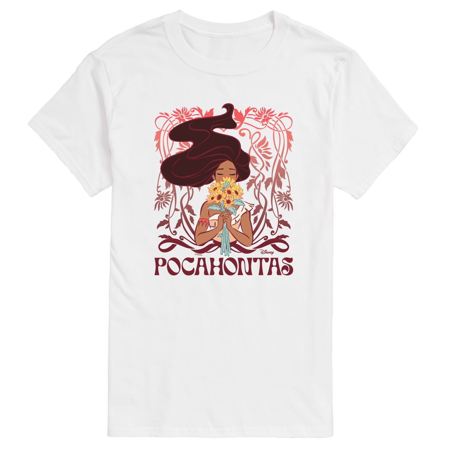 Disney Princess - Pocahontas Art Nouveau - Men's Short Sleeve Graphic T ...