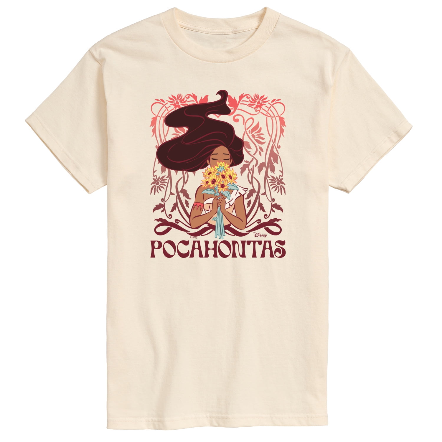 Disney Princess - Pocahontas Art Nouveau - Men's Short Sleeve Graphic T ...