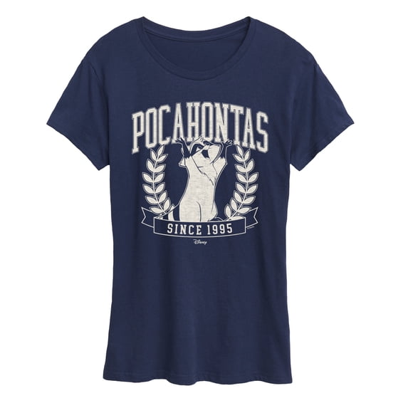 Disney Princess - Pocahontas Collegiate - Women's Short Sleeve Graphic ...