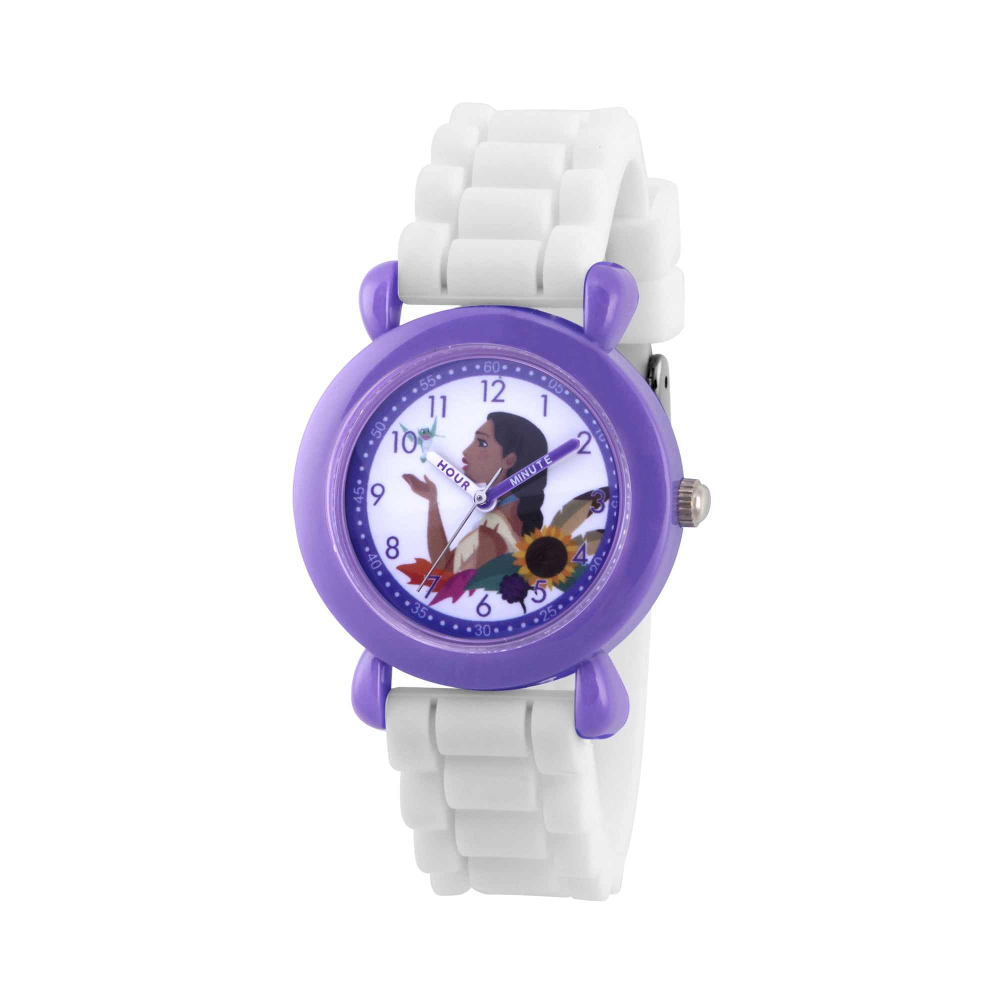 Disney Princess Pocahontas Girls' Purple Plastic Watch, 1-Pack ...