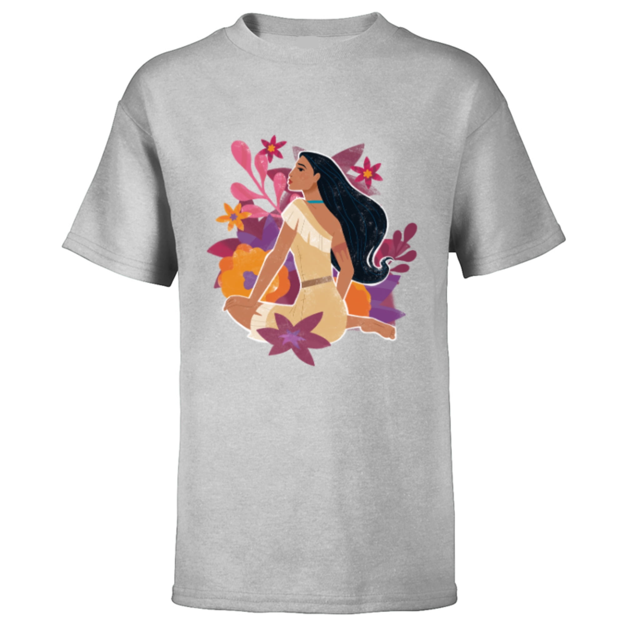 Disney Princess Pocahontas in the Flowers - Short Sleeve T-Shirt for ...