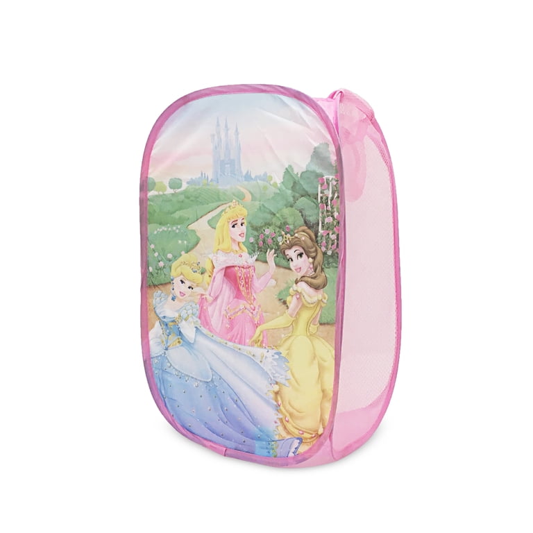 Disney Princess Pink Polyester Pop Up Hamper For Children's, 45% OFF