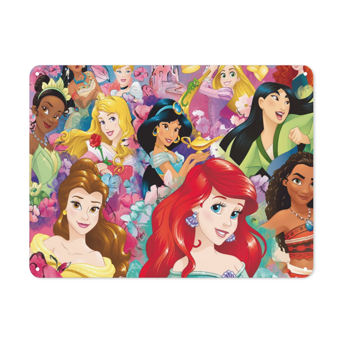 Disney Princess Poster Tin Painting Halloween Retro Tin Sign Retro ...