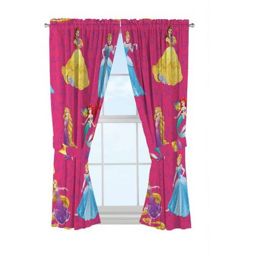 Disney Princess 'Princess Journey On' Girls Bedroom Curtains, 1 Each ...