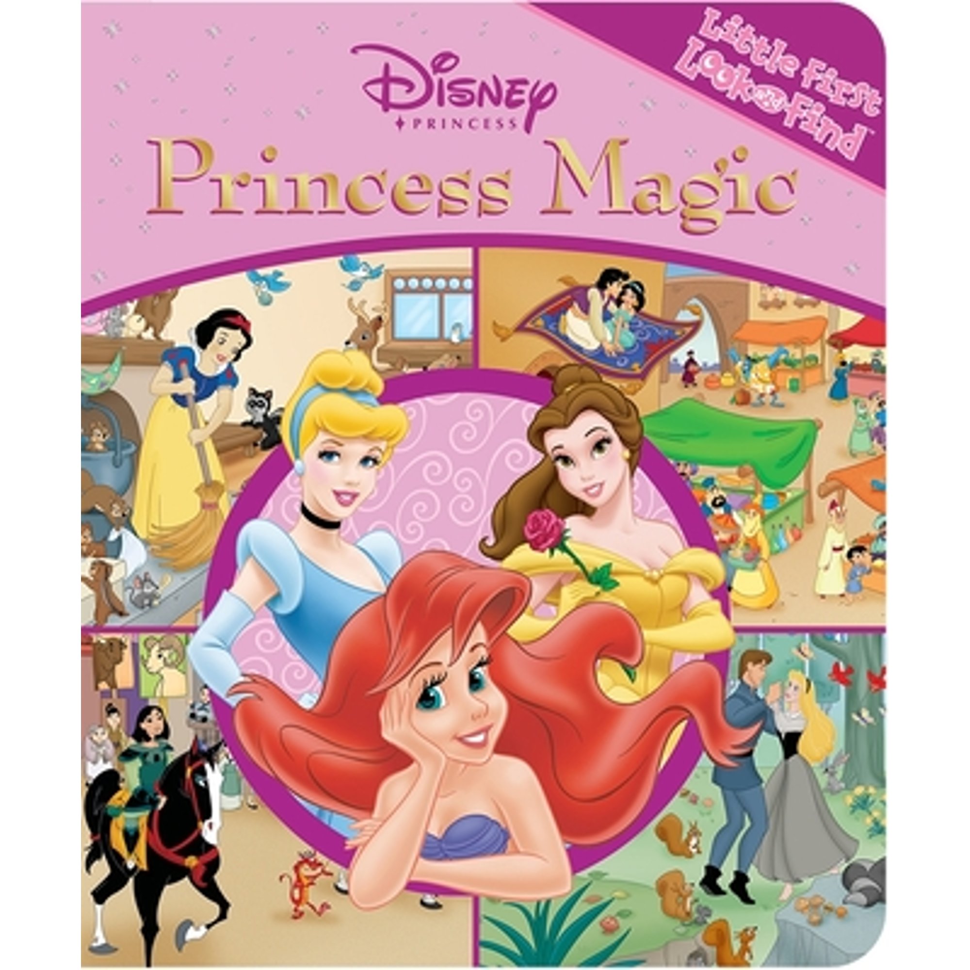 Pre-Owned Disney Princess - Princess Magic Little My First Look and Find - PI Kids Board Book ...