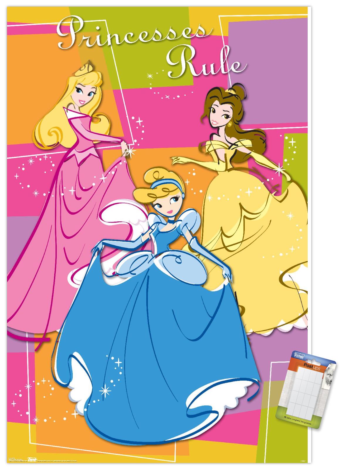 Disney Princess - Princess Rule Wall Poster, 14.725" x 22.375 ...