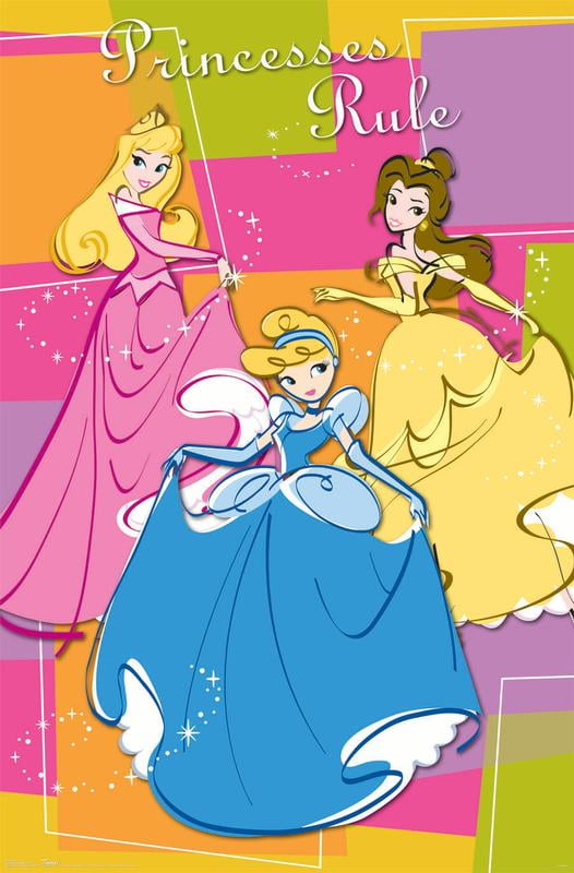 Disney Princess - Princess Rule Wall Poster, 22.375" x 34" - Walmart.com
