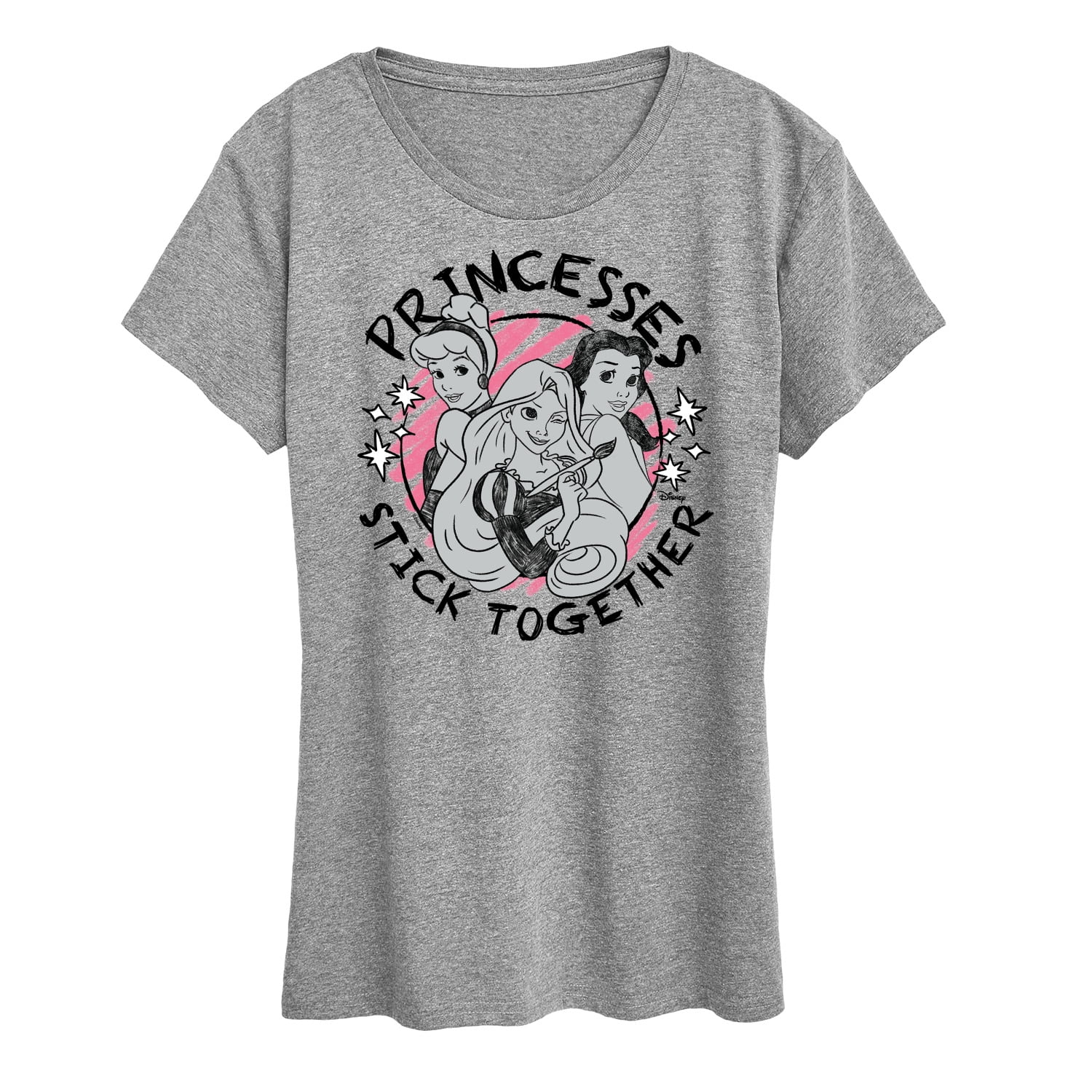 Disney Princess - Princesses Stick Together - Women's Short Sleeve ...