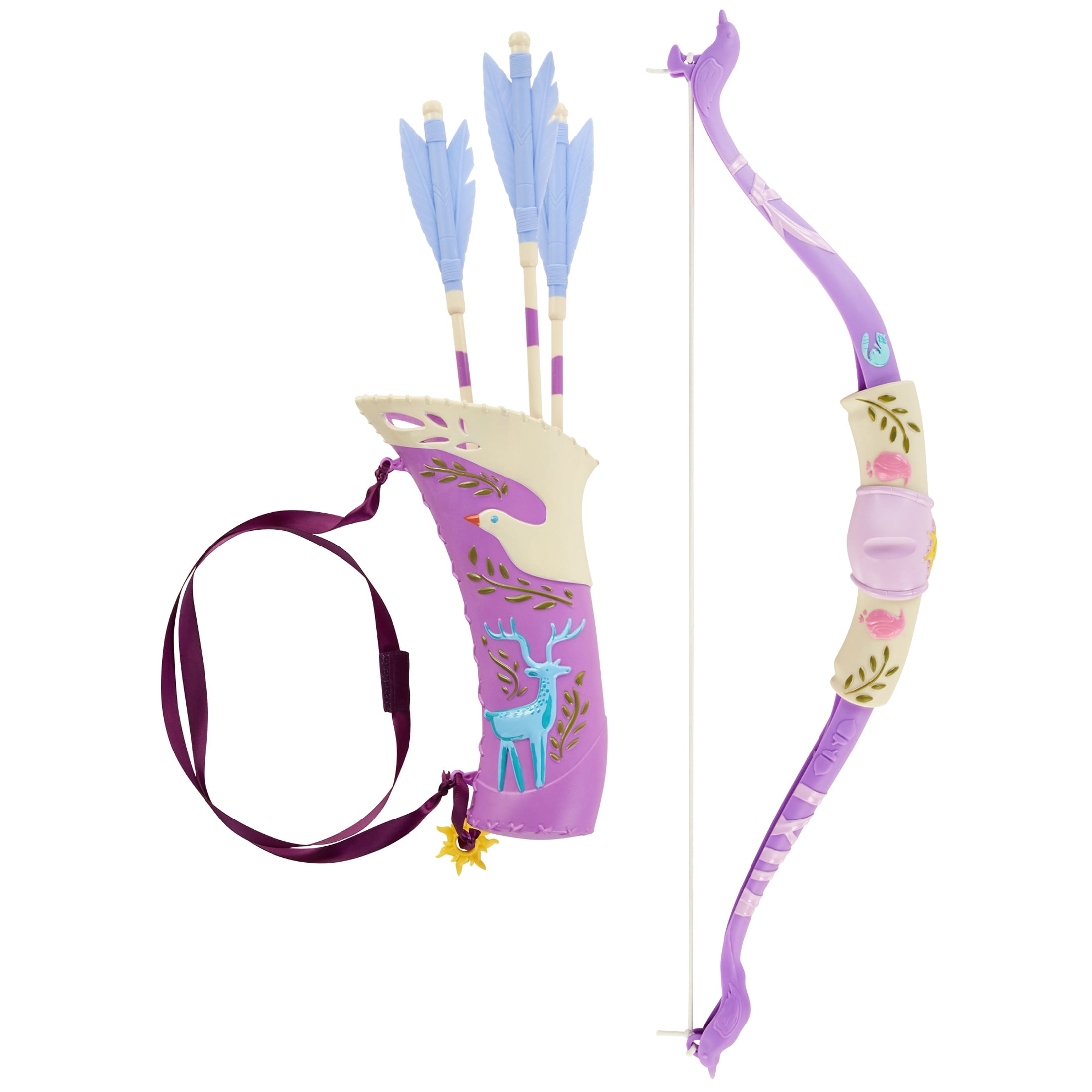 Disney Princess Rapunzel Archery Toy Set with Bow, Arrows & Quiver for ...