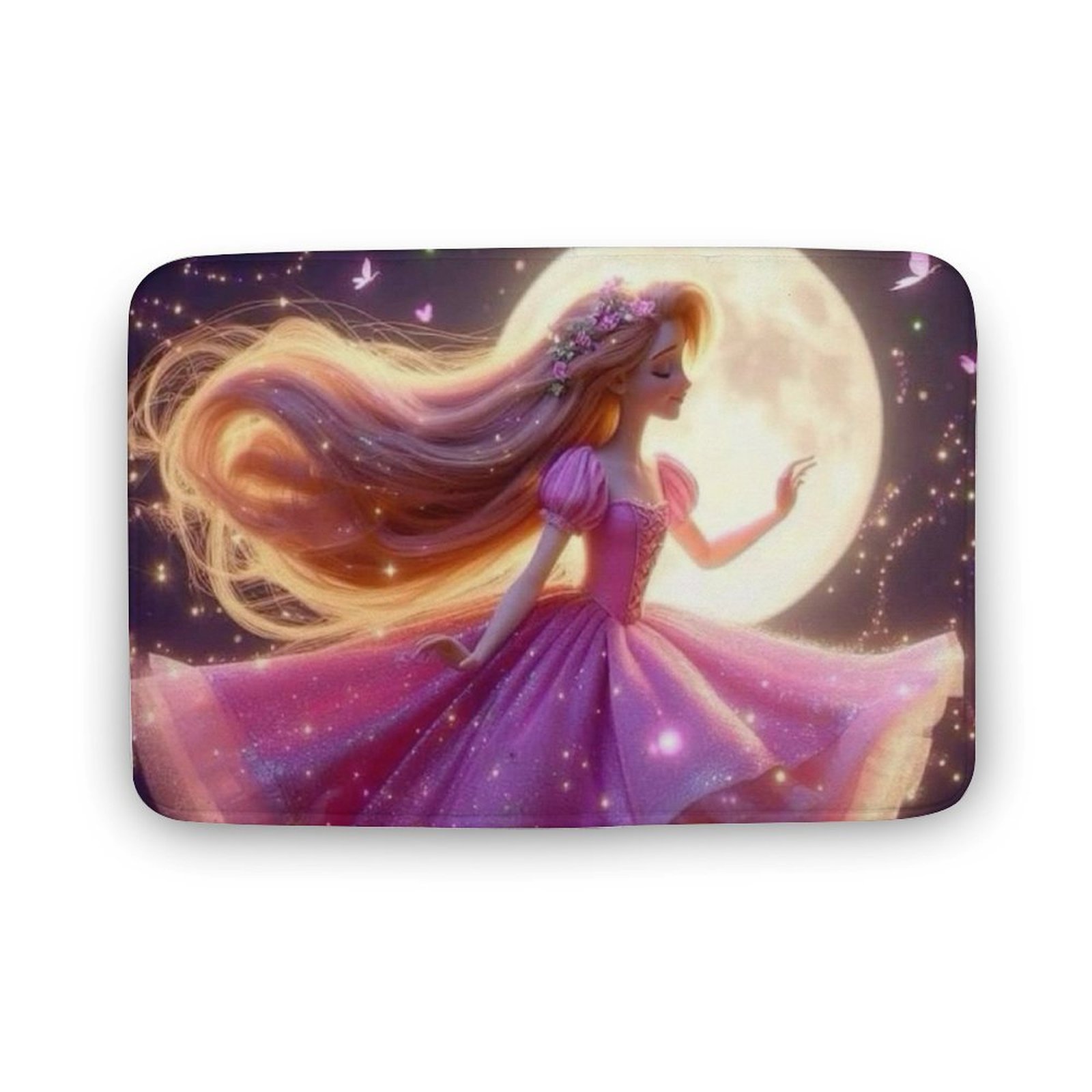 Disney Princess Rapunzel Cartoon home bedroom floor mat bathroom carpet ...