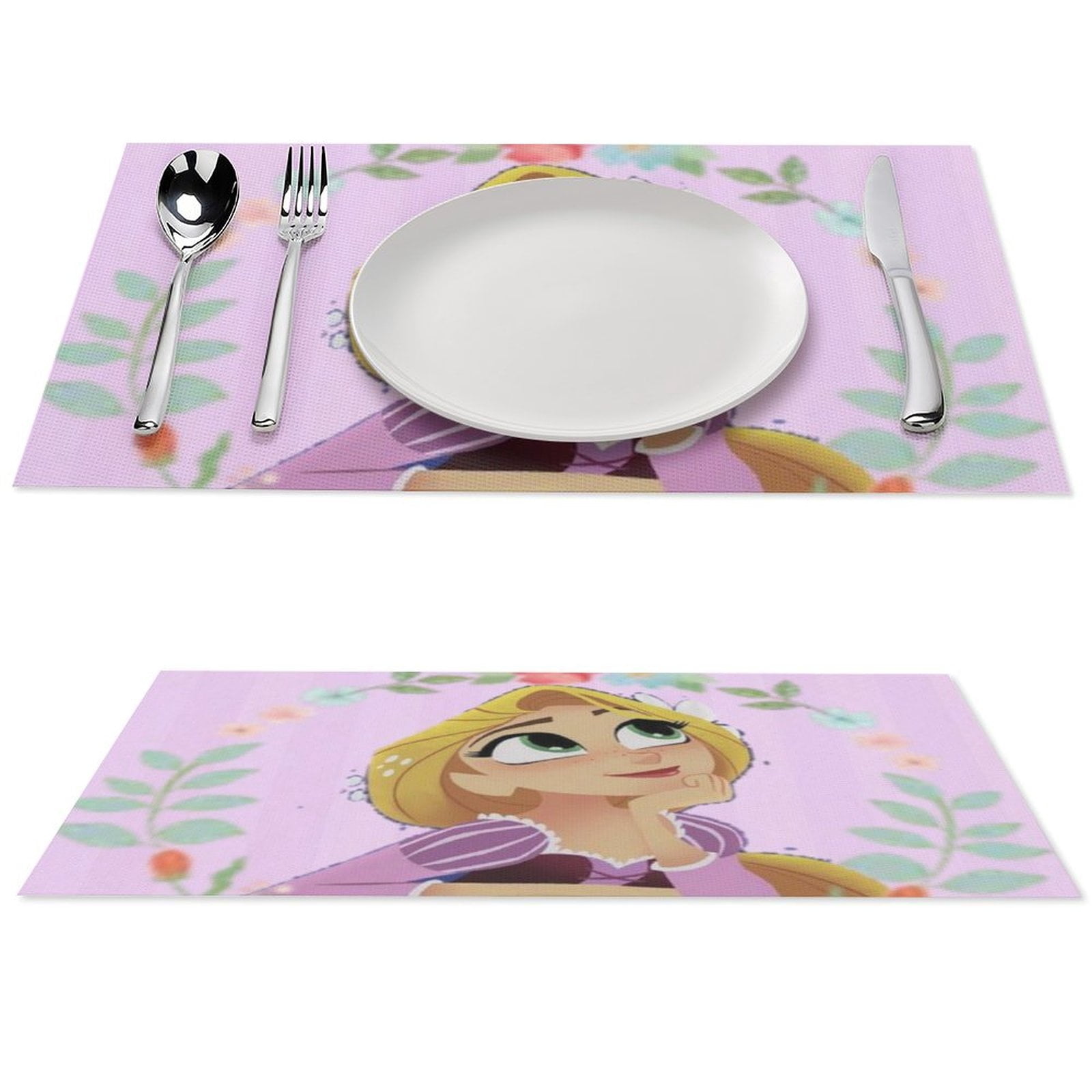 Disney Princess Rapunzel Cartoon placemats are suitable for indoor ...