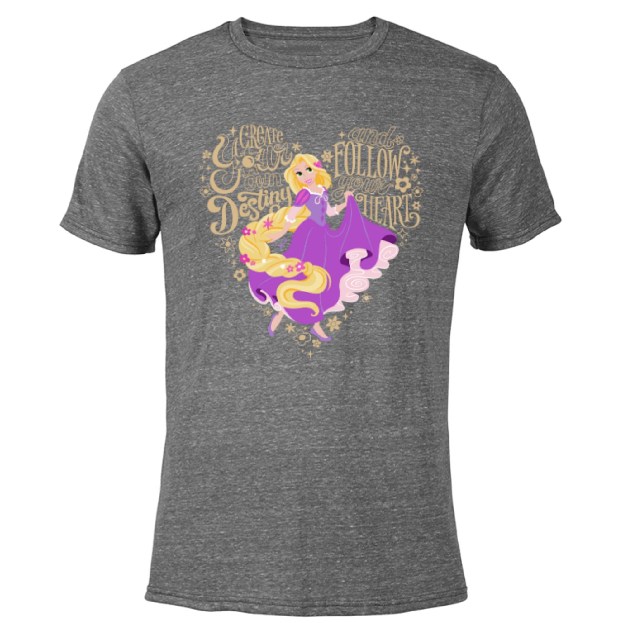 Disney Princess Rapunzel Follow Your Heart - Short Sleeve Blended T ...