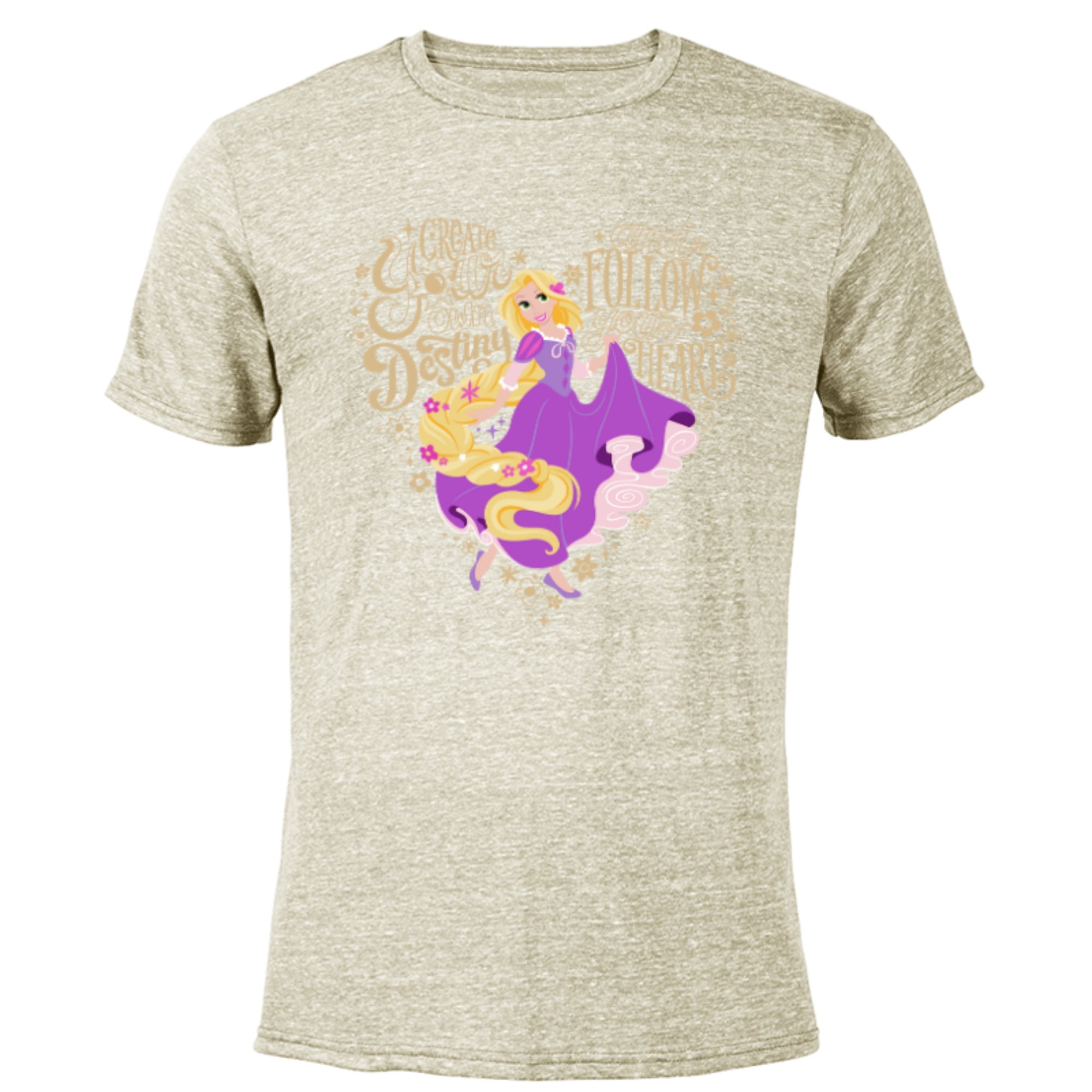 Disney Princess Rapunzel Follow Your Heart - Short Sleeve Blended T ...