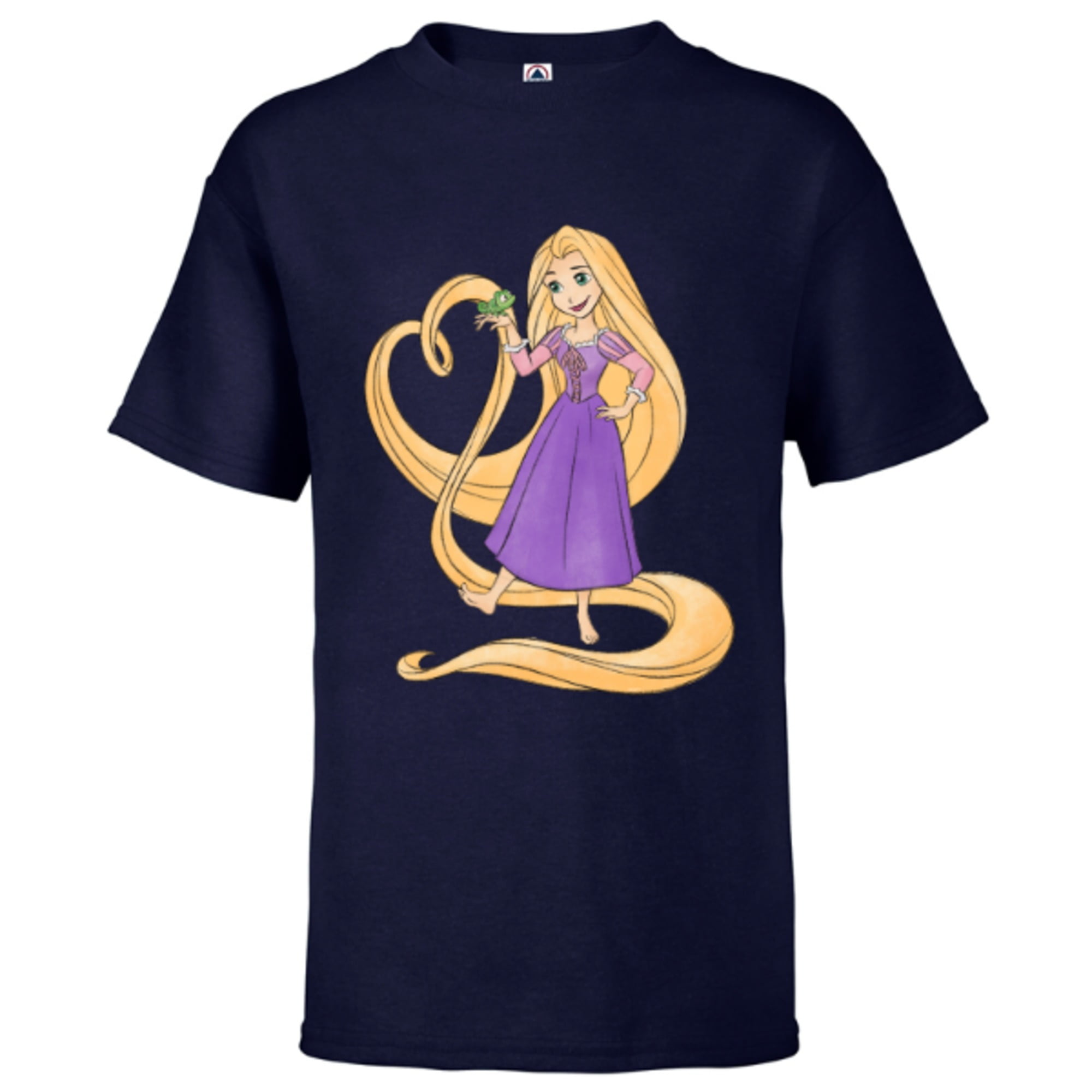 Disney Princess Rapunzel Heart and Pascal - Short Sleeve T-Shirt for ...