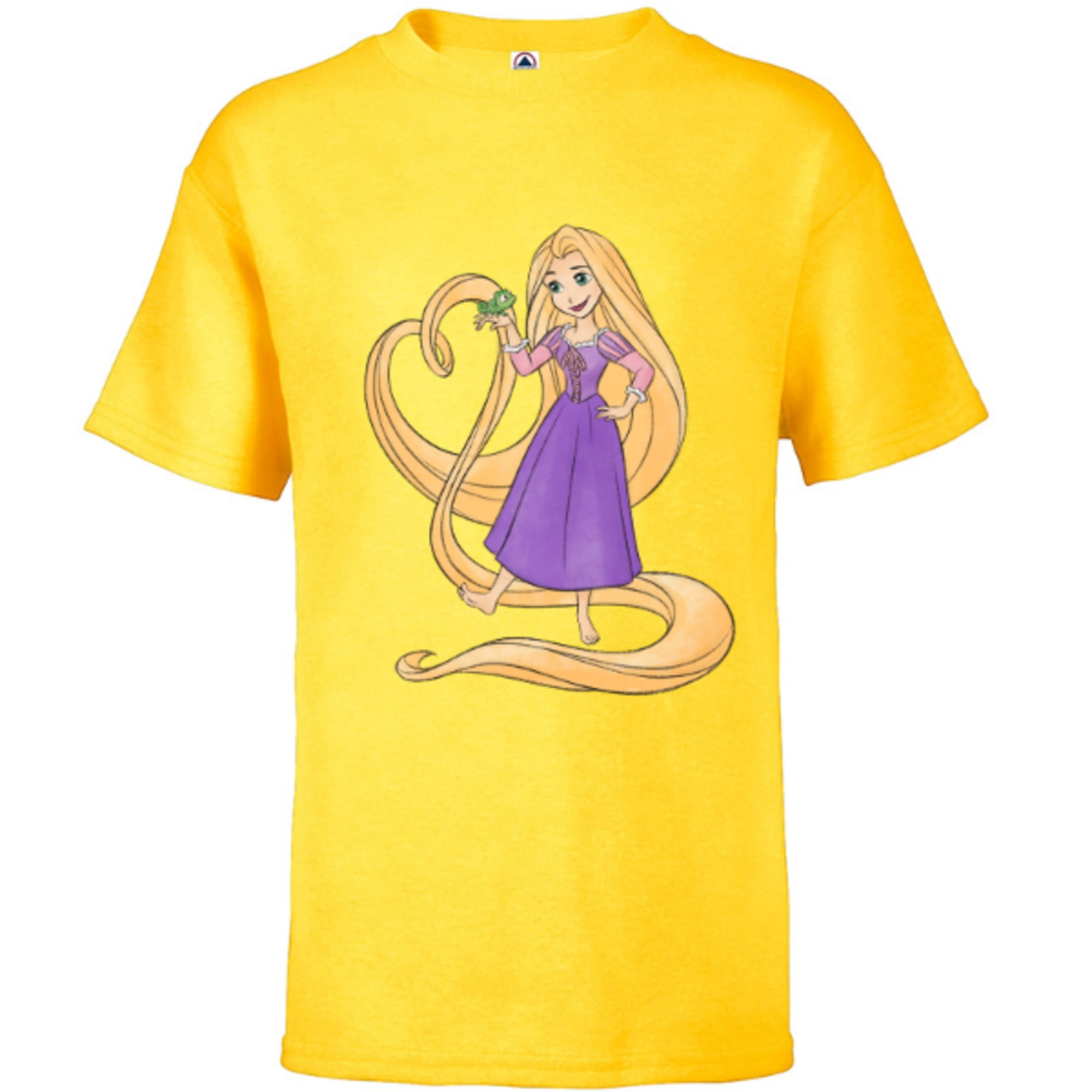 Disney Princess Rapunzel Heart and Pascal - Short Sleeve T-Shirt for ...