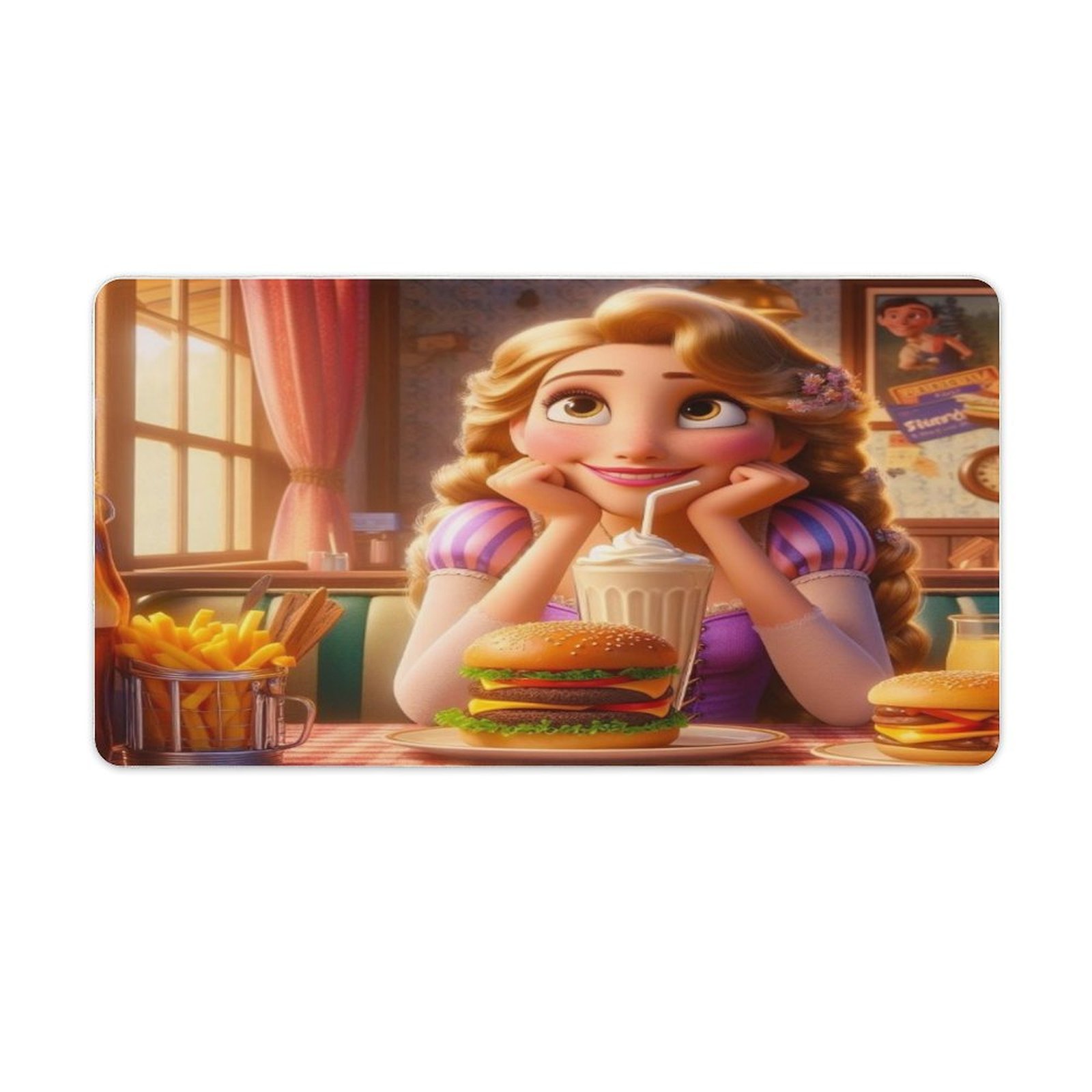 Disney Princess Rapunzel Large Gaming Mouse Pad for Lightweight ...