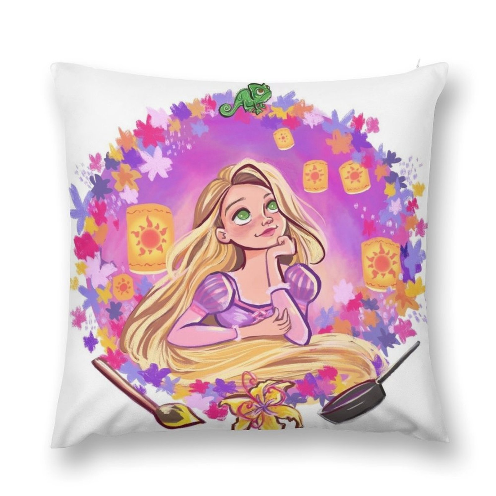 Disney Princess Rapunzel Pillowcase Cartoon Anime for Living Room ...