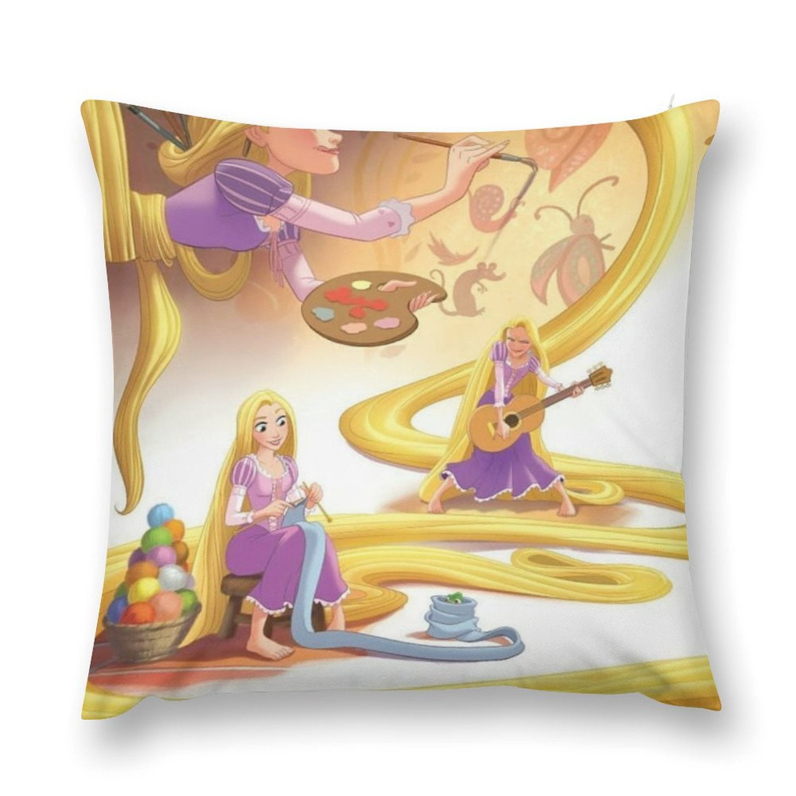Disney Princess Rapunzel Pillowcase Cartoon Anime for Living Room ...