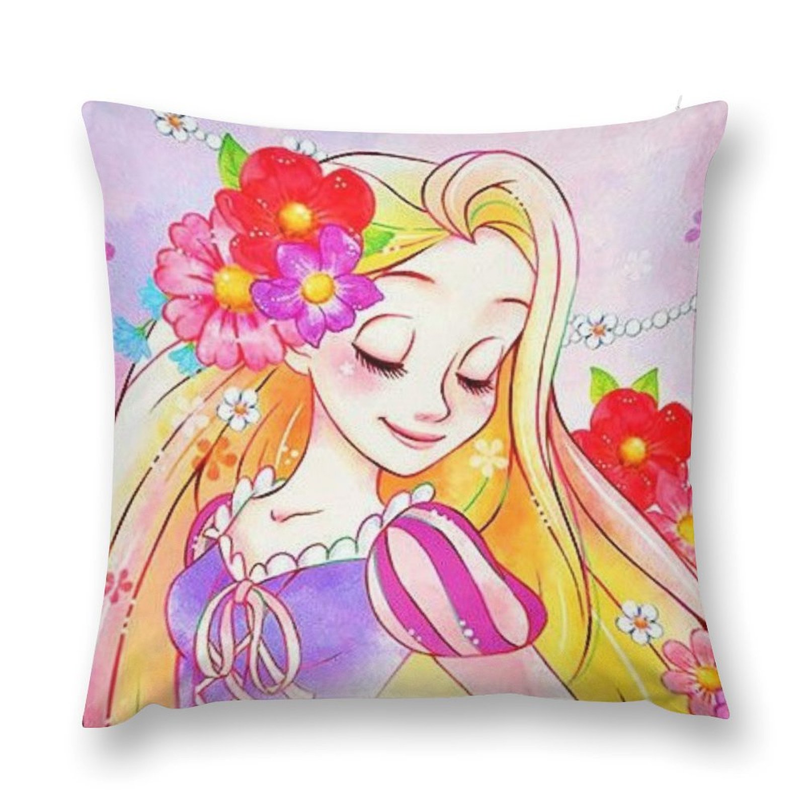 Disney Princess Rapunzel Pillowcase Cartoon Anime for Living Room ...