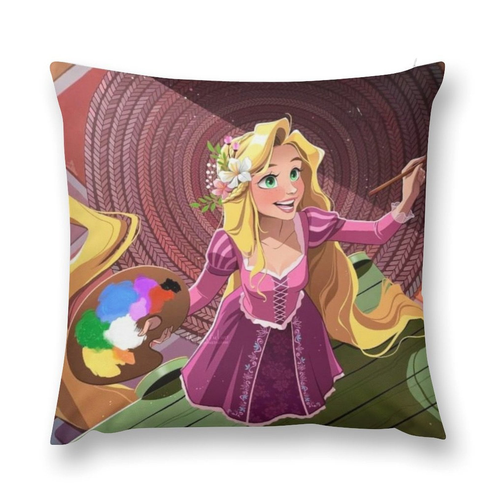 Disney Princess Rapunzel Pillowcase Cartoon Anime for Living Room ...