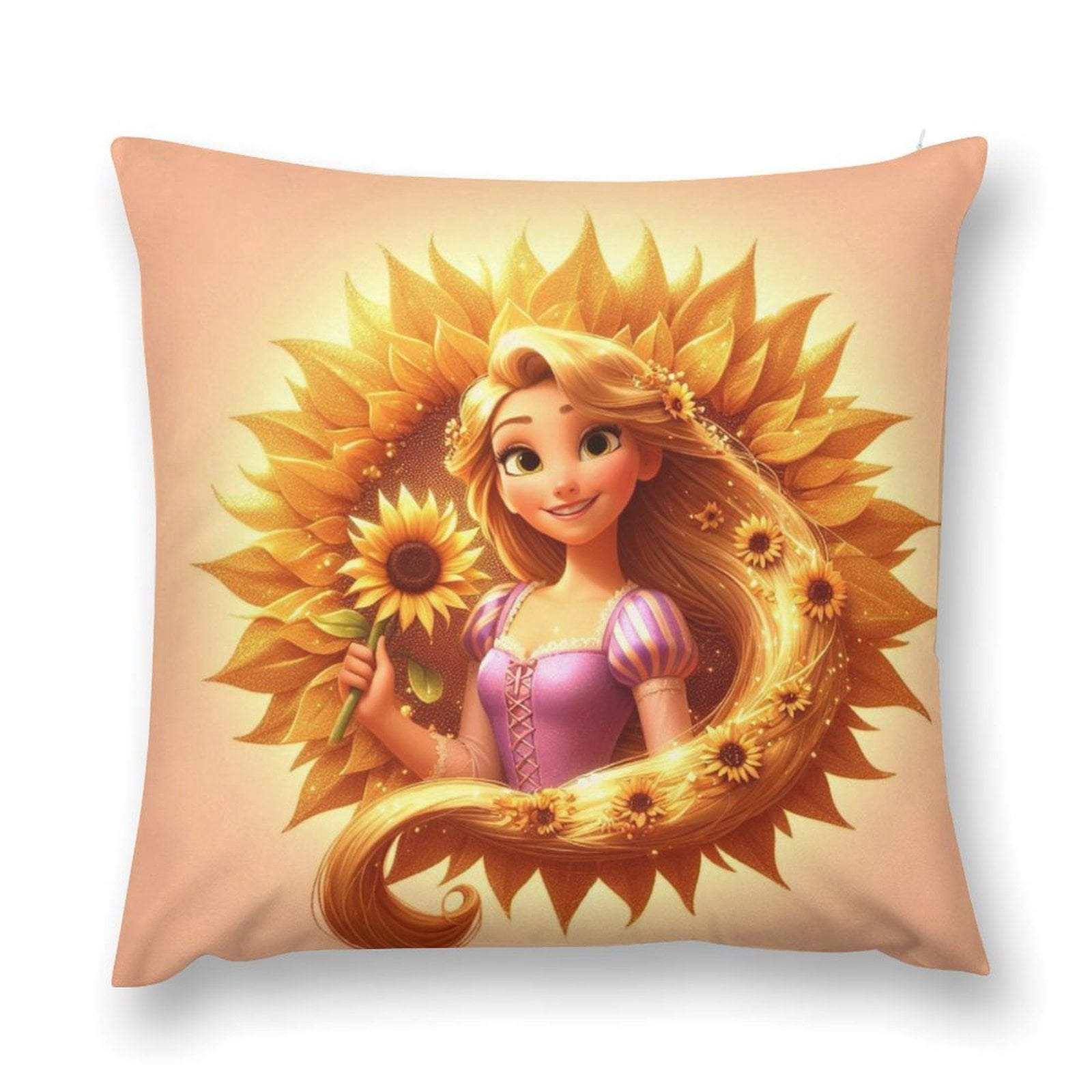 Disney Princess Rapunzel Pillowcase Cartoon Anime for Living Room ...