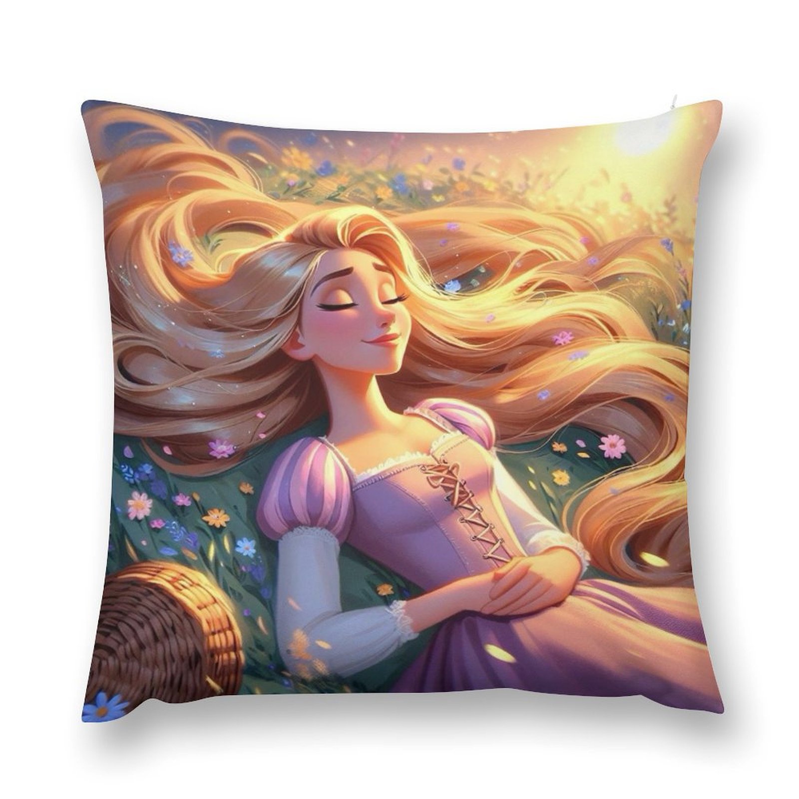 Disney Princess Rapunzel Pillowcase Cartoon Anime for Living Room ...