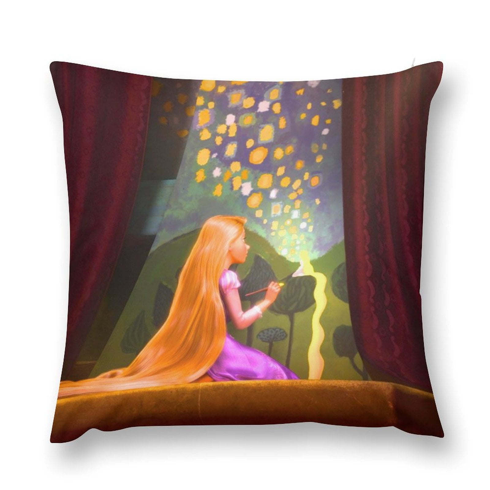 Disney Princess Rapunzel Pillowcase Cartoon Anime for Living Room ...