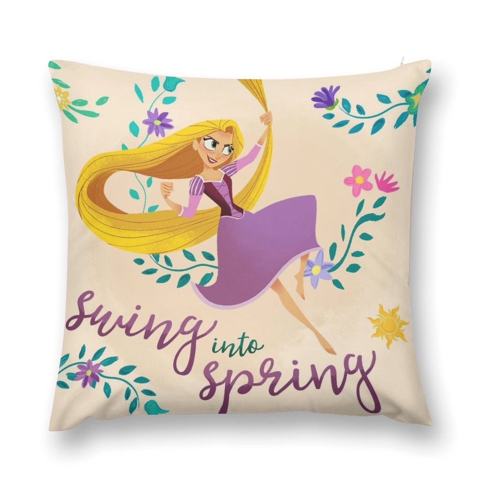 Disney Princess Rapunzel Pillowcase Cartoon Anime for Living Room ...