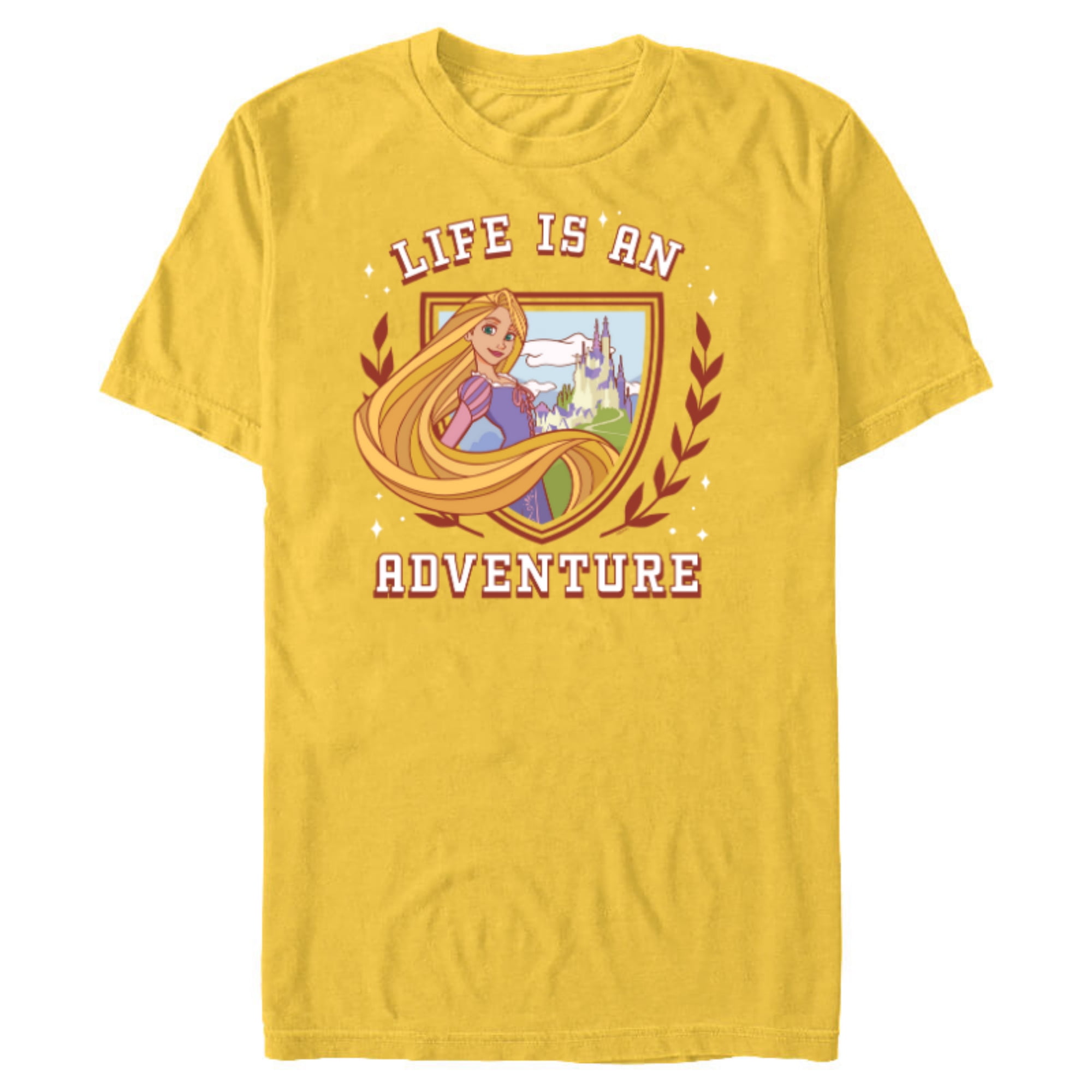 Disney Princess Rapunzel Tangled Life is an Adventure Crest - Short ...