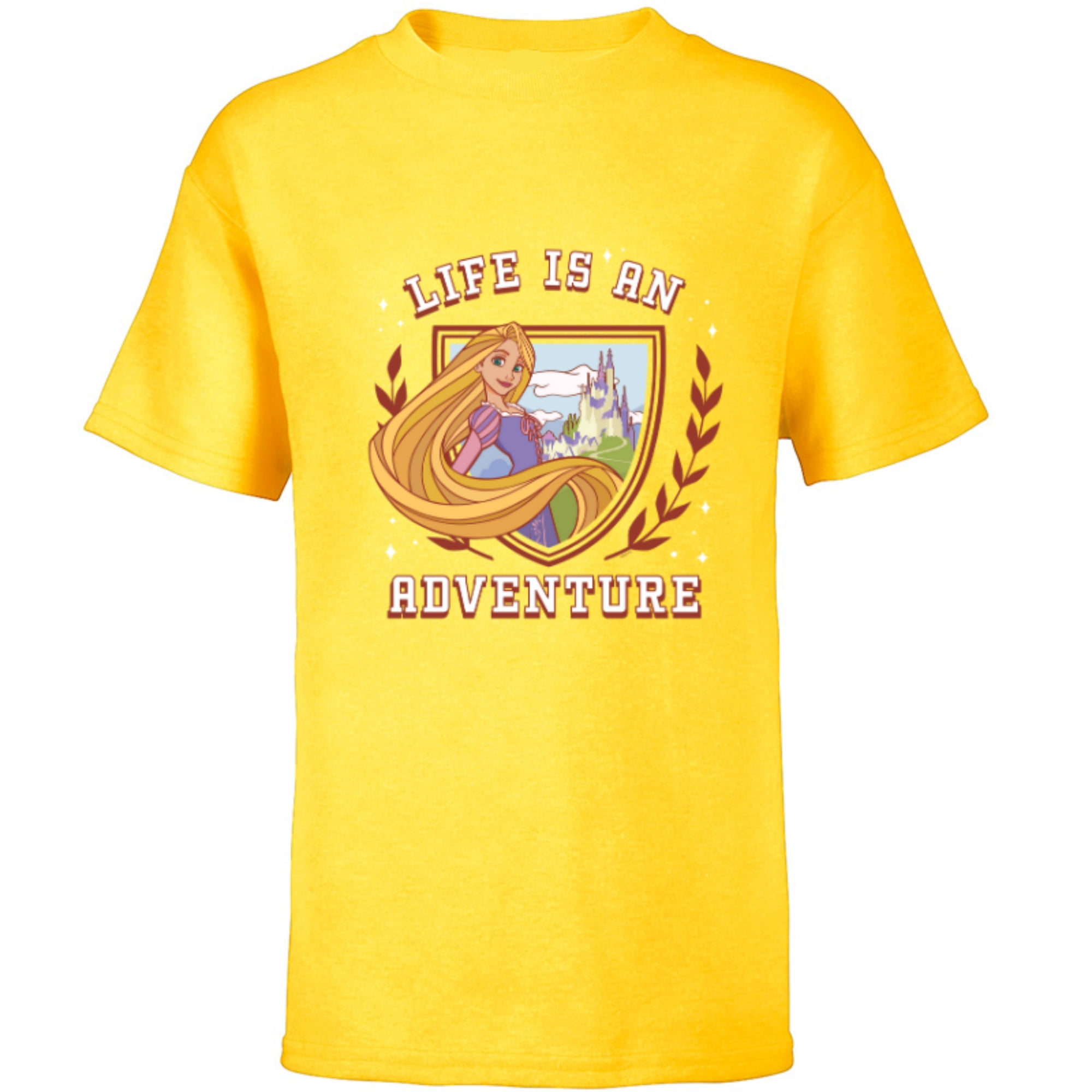Disney Princess Rapunzel Tangled Life is an Adventure Crest - Short ...