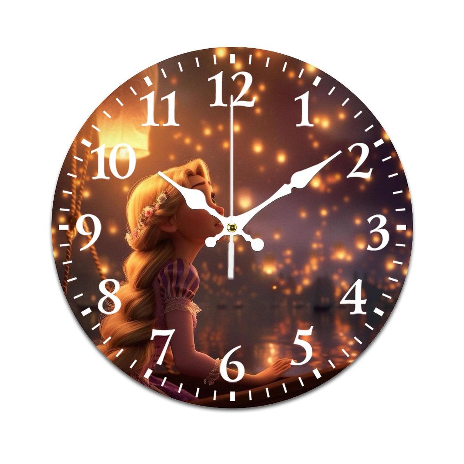 Disney Princess Rapunzel wall clocks battery operated decorative 25cm/9 ...