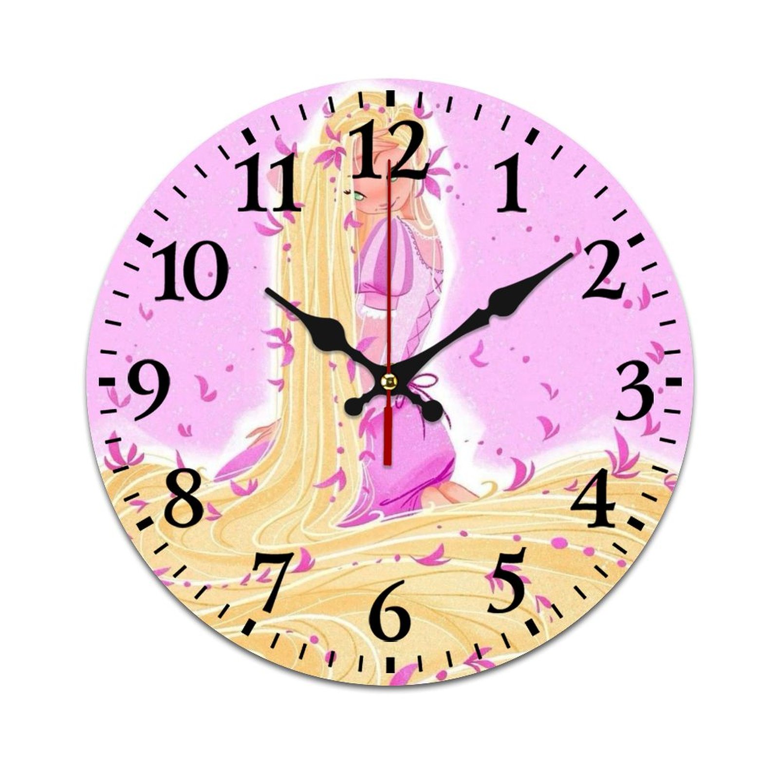 Disney Princess Rapunzel wall clocks battery operated decorative 30cm ...