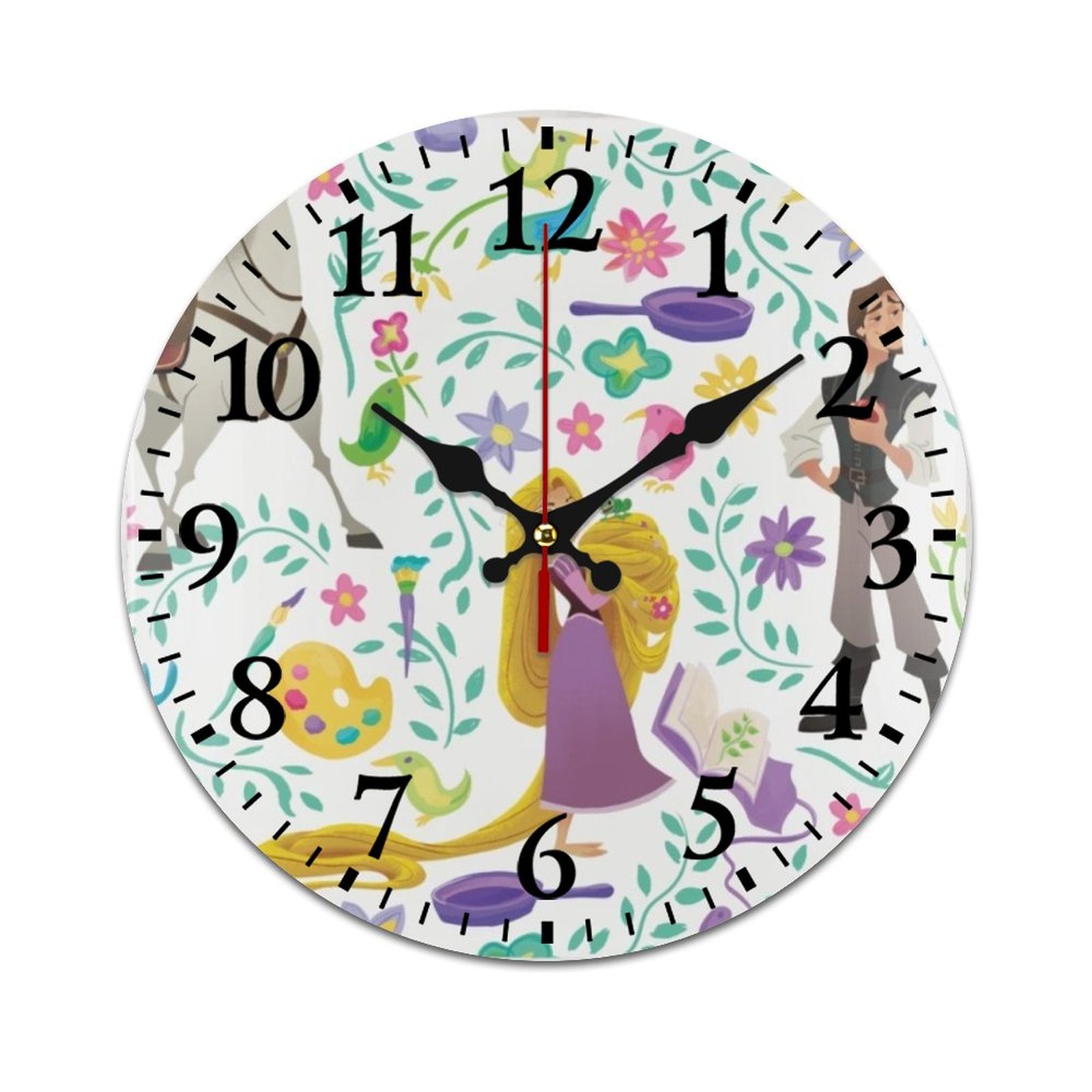 Disney Princess Rapunzel wall clocks battery operated decorative 34cm/13.39in - Walmart.com